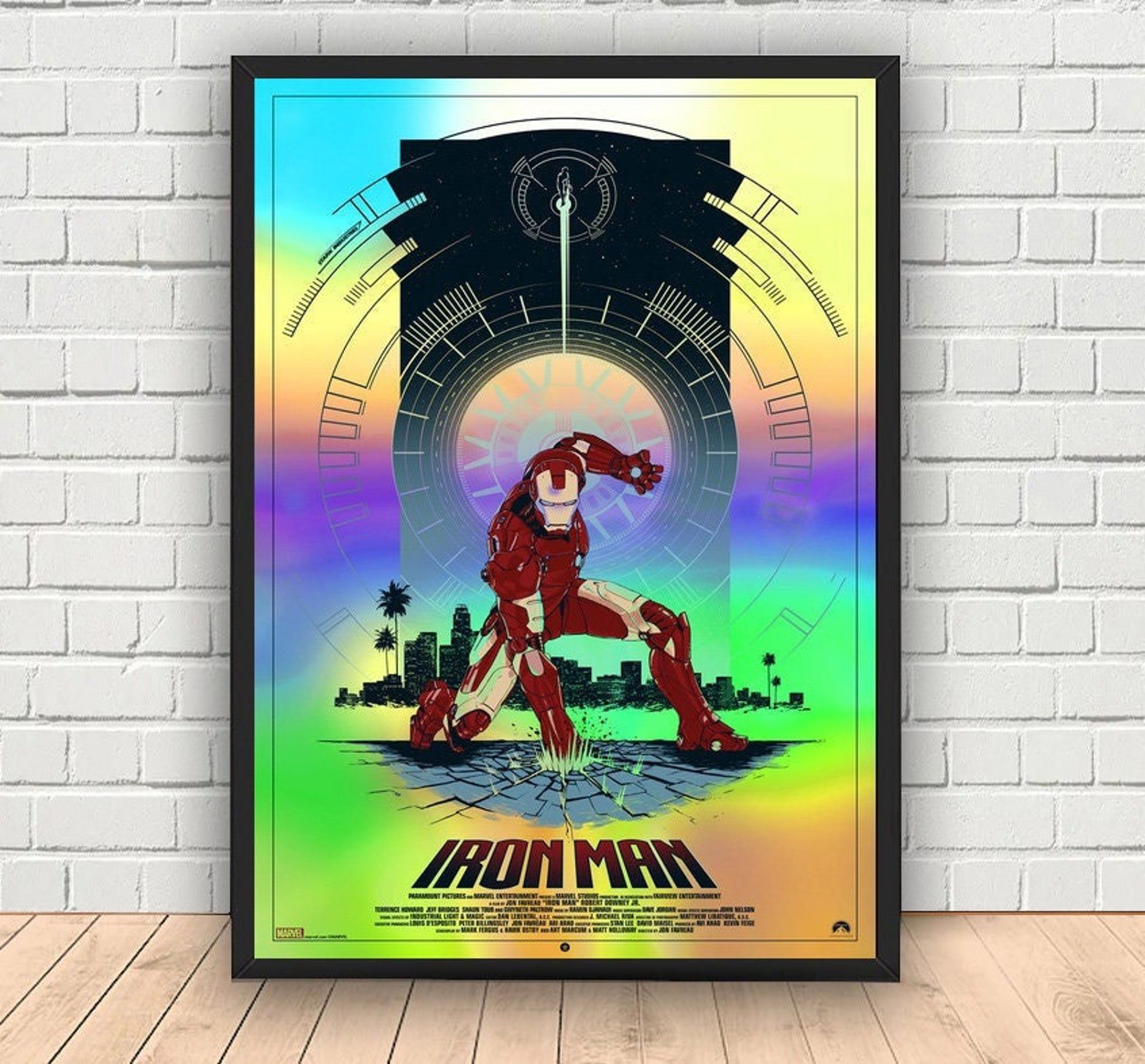 POSTER Iron Man Superhero Poster,Wall Art Decor,Art Print,Famaliy Home ...