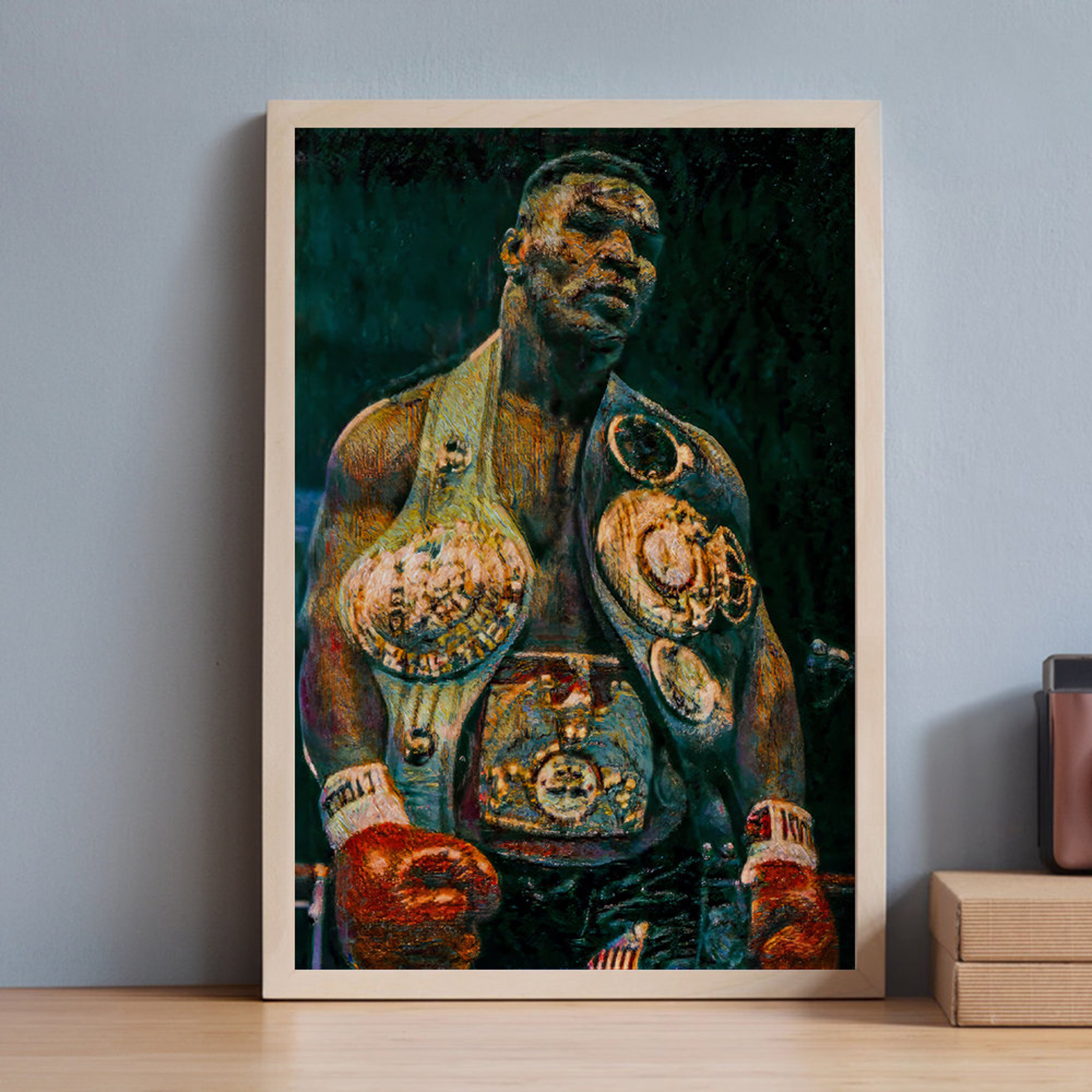 POSTER Iron Mike Tyson Poster Boxing Wall Art undisputed Heavyweight ...
