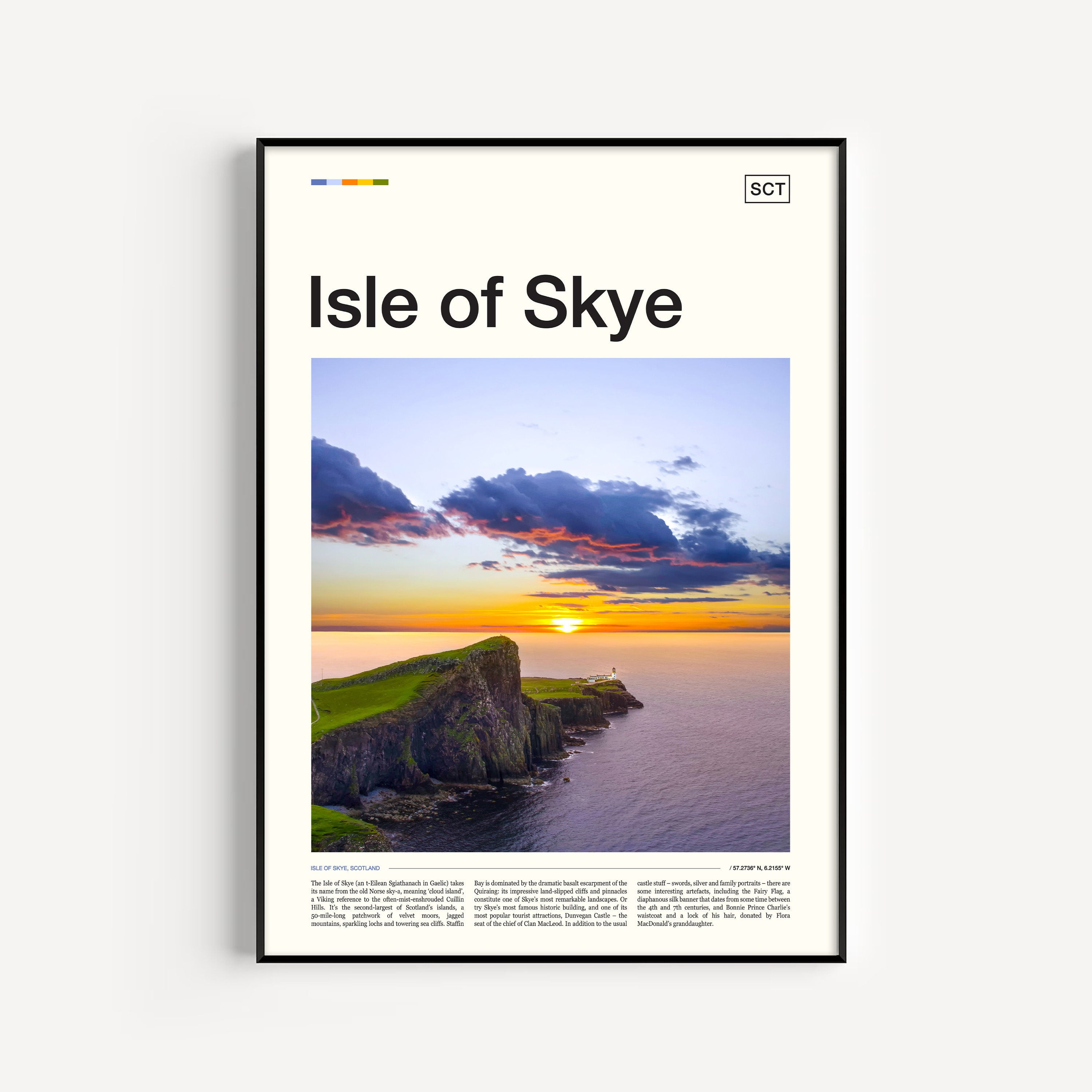 POSTER Isle of Skye Print, Isle of Skye Poster, Isle of Skye Wall Art ...