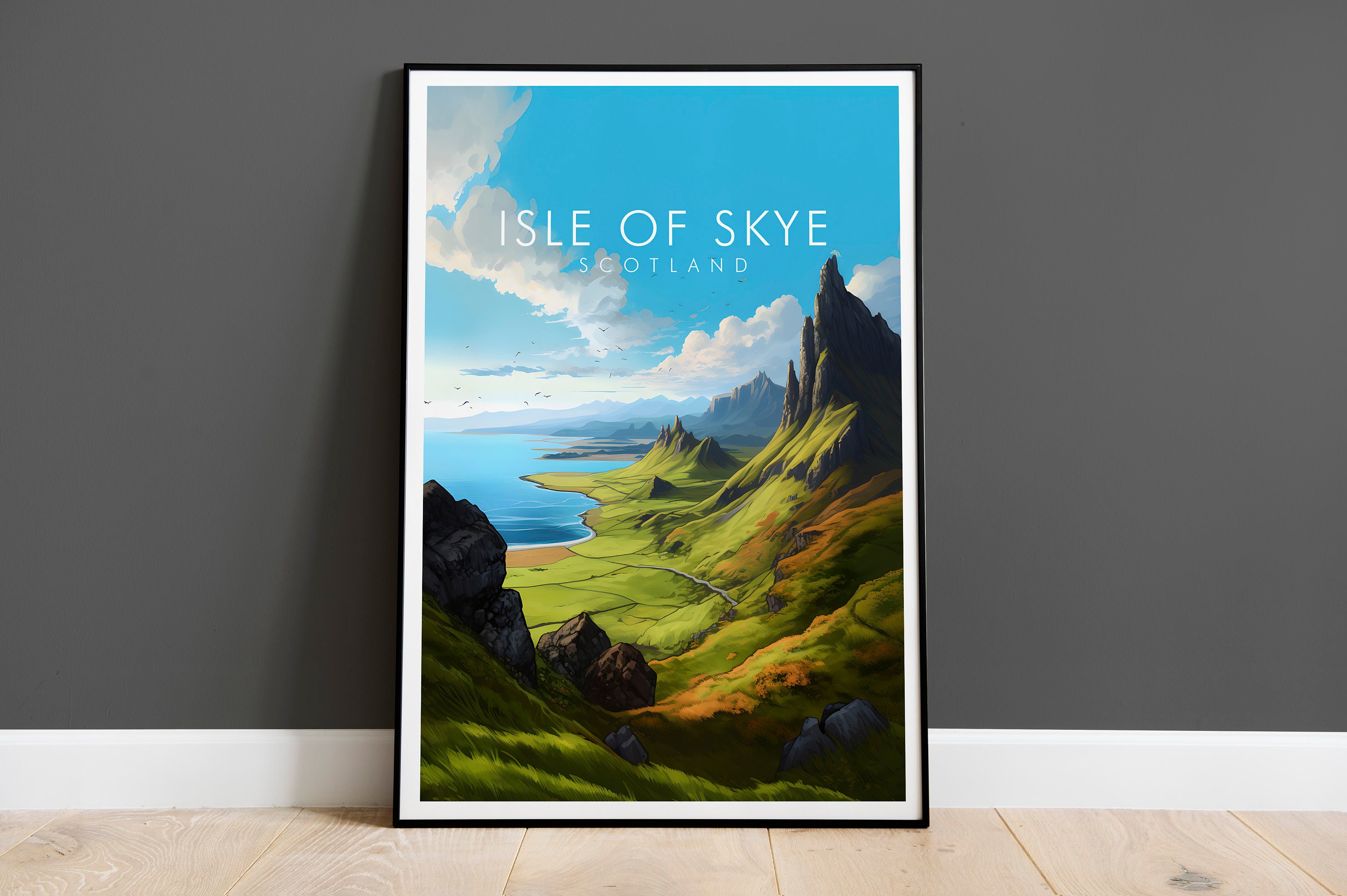 POSTER Isle of Skye Print, Scotland-UNFRAMED - Walmart.com