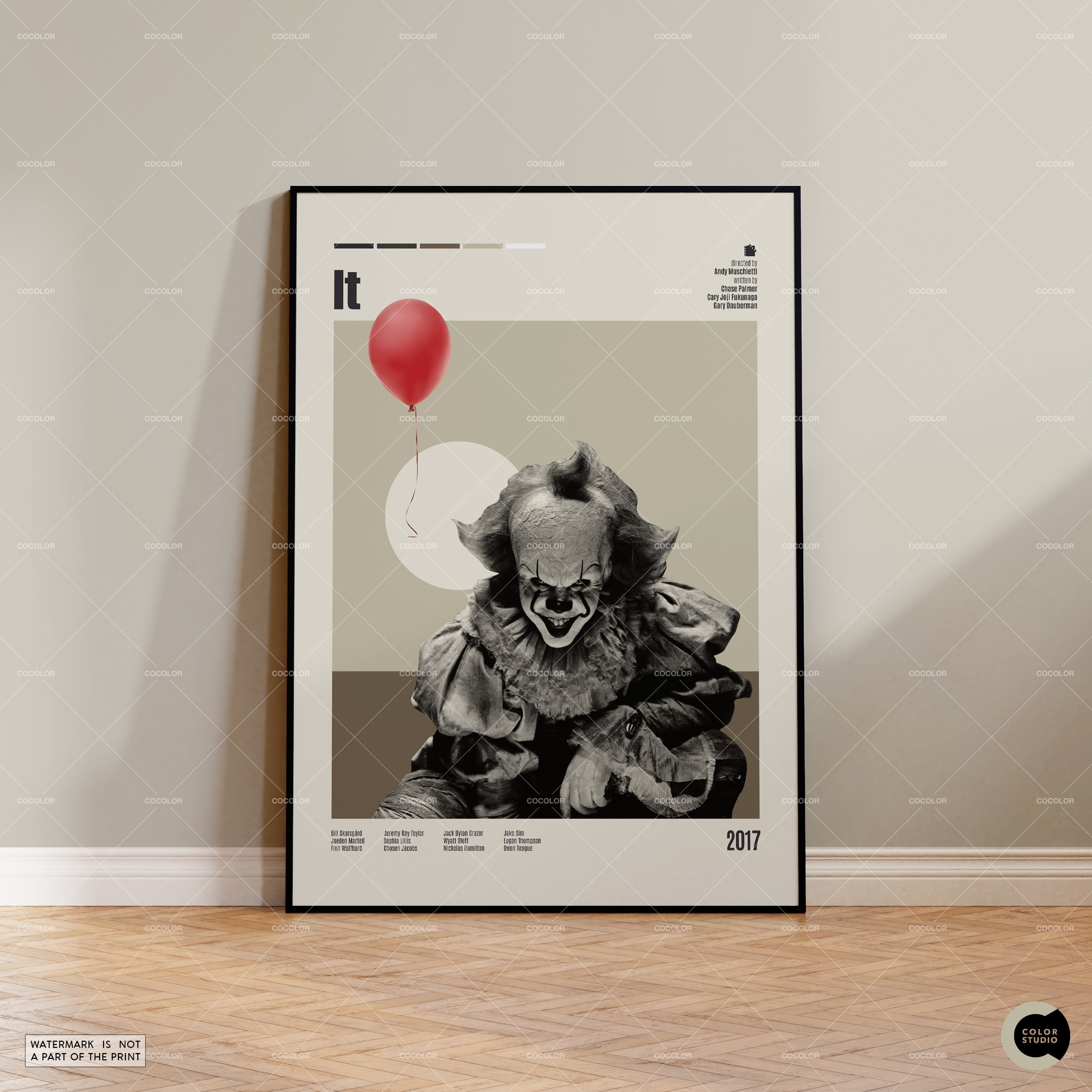 POSTER It, Retro Movie Poster, Midcentury Modern, Retro Tv Show Poster ...