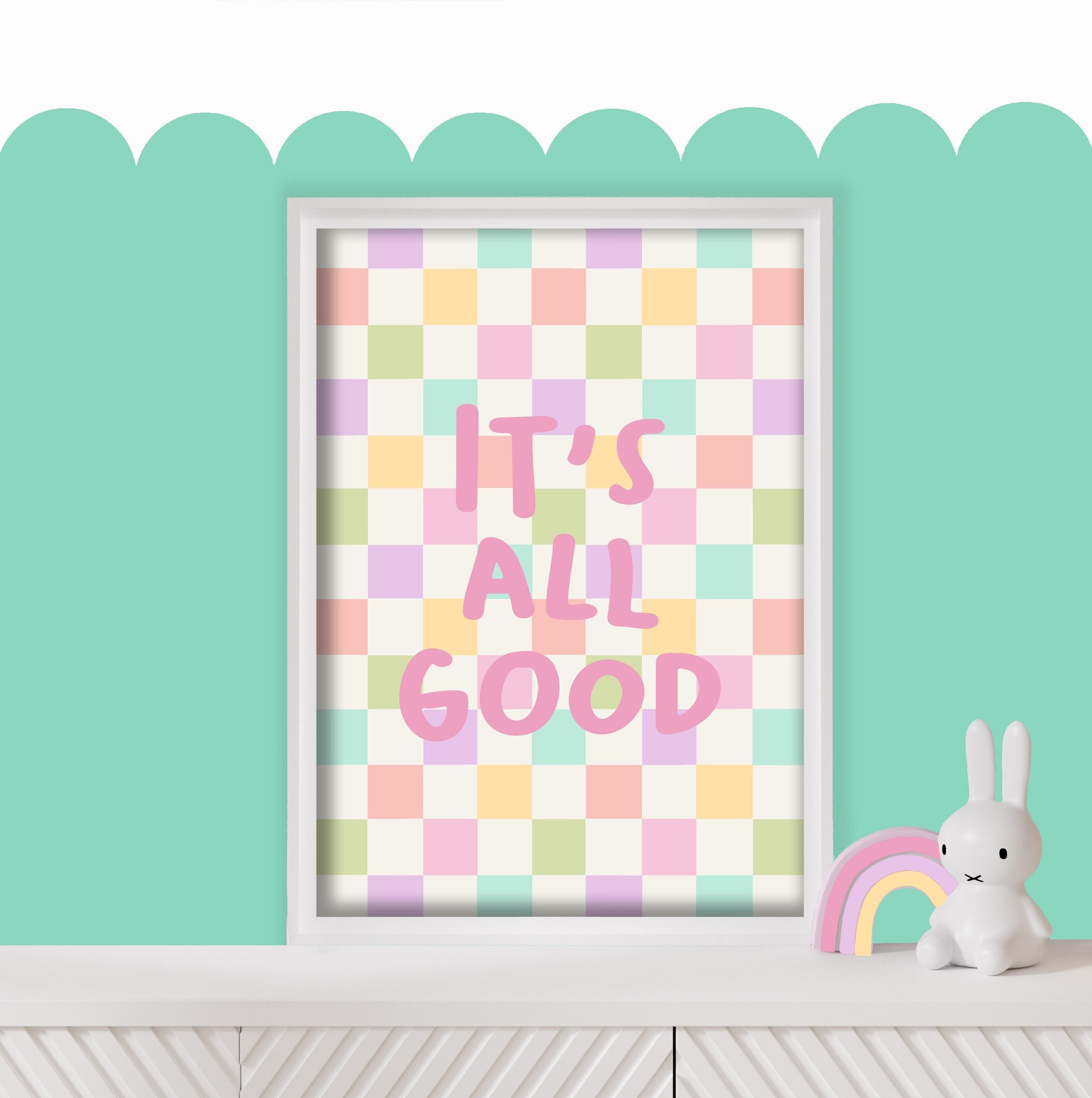 POSTER It's All Good - Nursery Poster, Children's Print, Kids Playroom ...