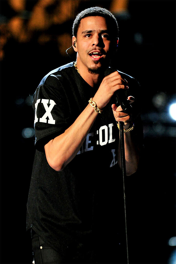 POSTER J Cole Album Rapper Music Cover Painting Print Wall Art Home ...