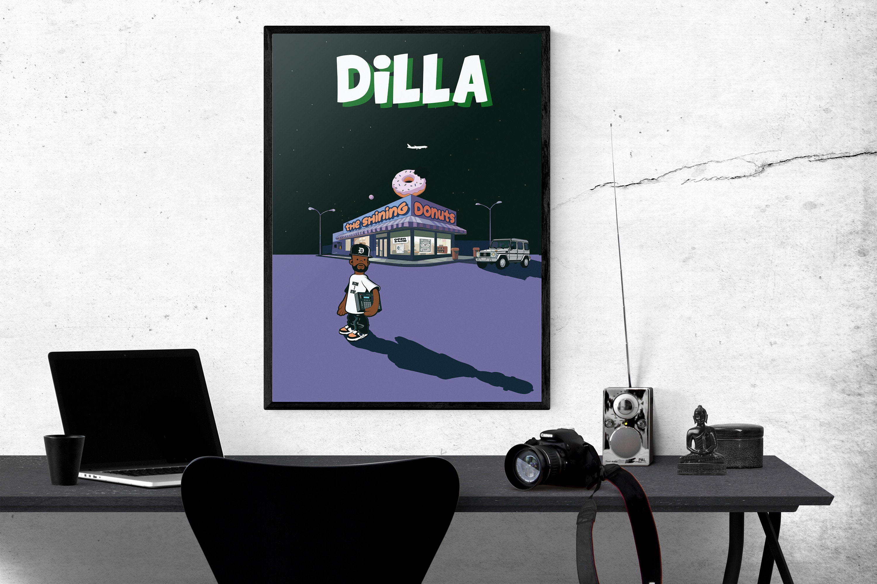 POSTER J Dilla Homage Hip Hop Poster Museum-quality posters-UNFRAMED ...