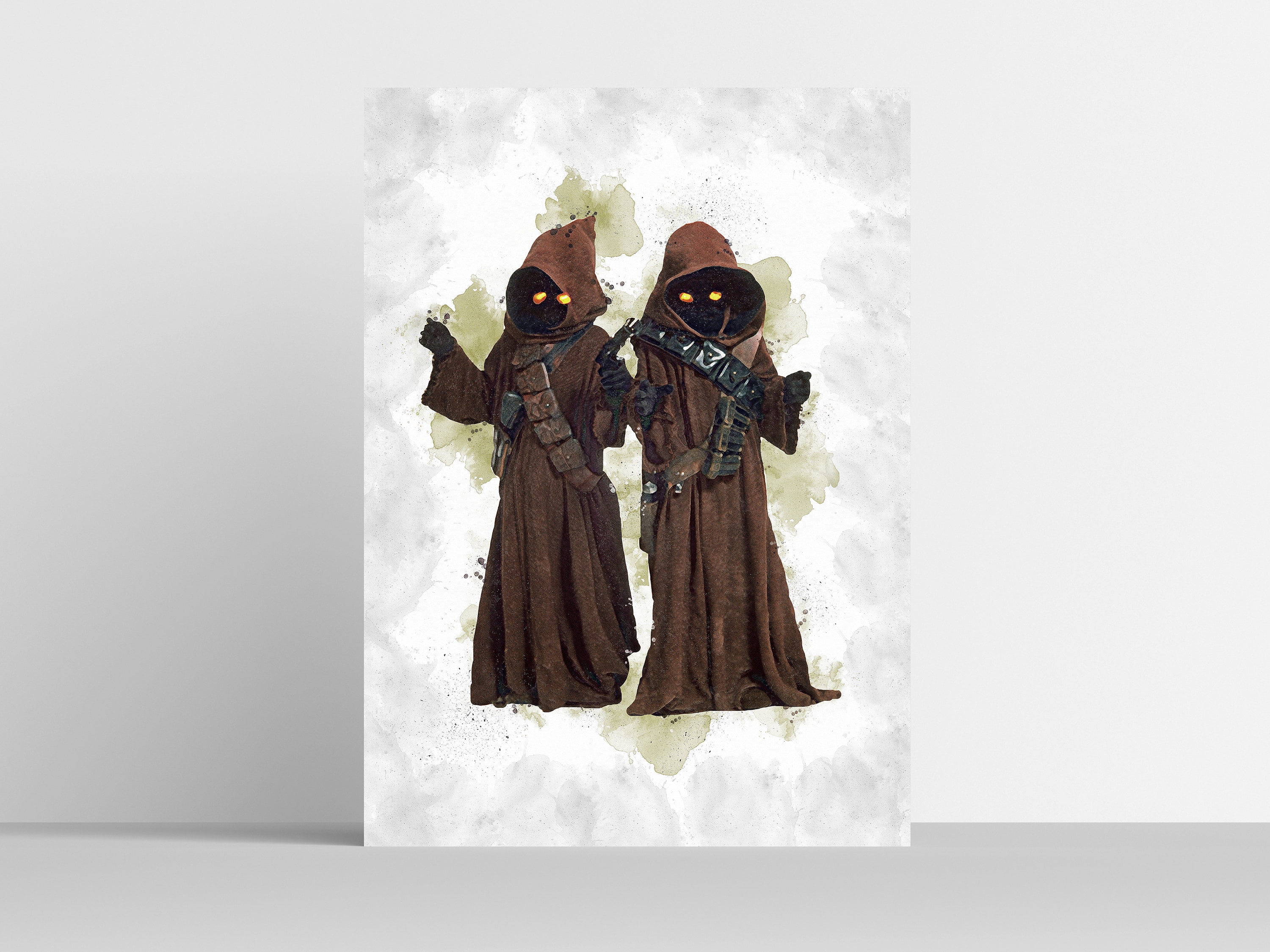 POSTER JAWA Poster - Star Wars Poster - Art - Watercolor Art - Wall Art ...
