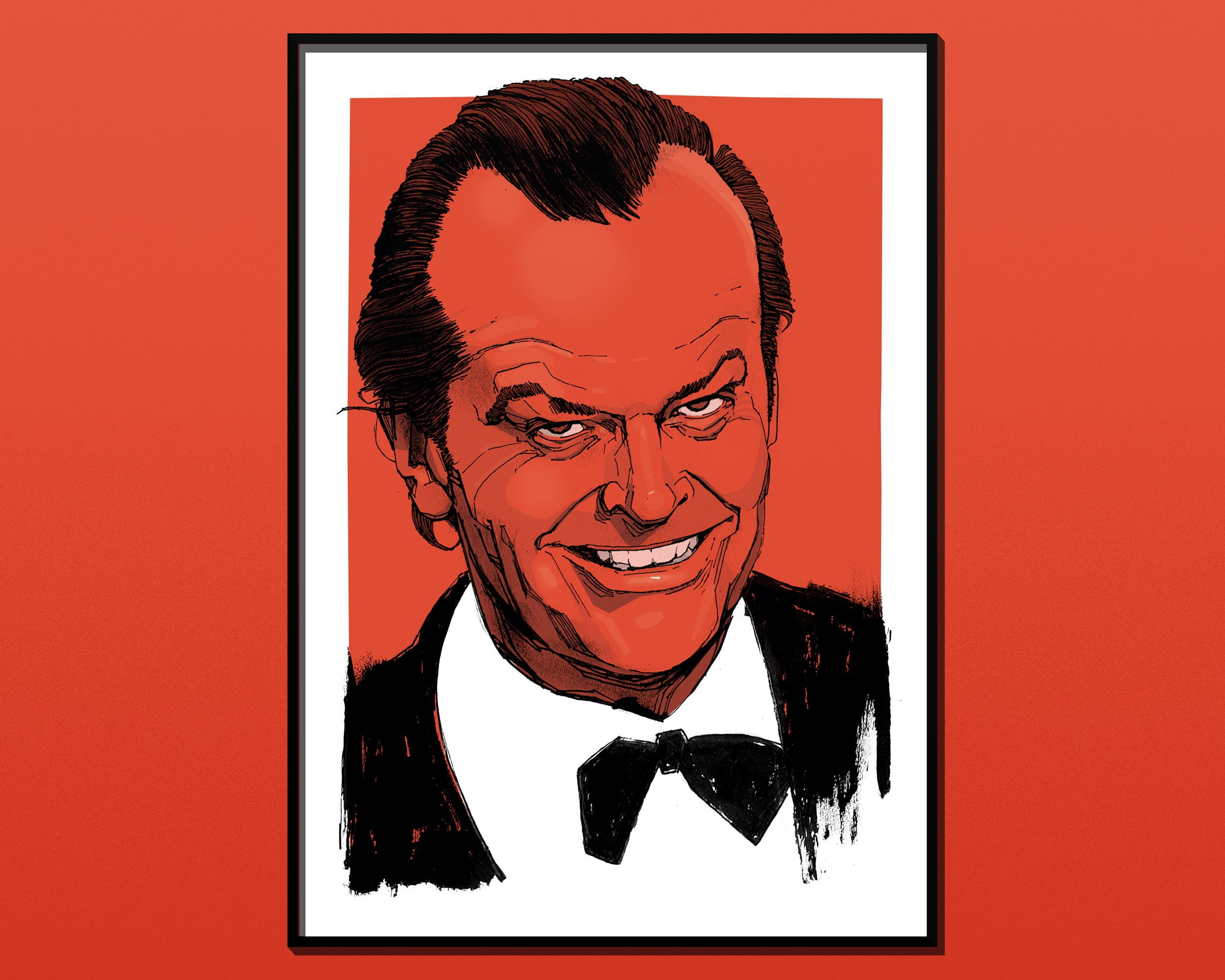 POSTER Jack Nicholson portrait print-UNFRAMED - Walmart.com
