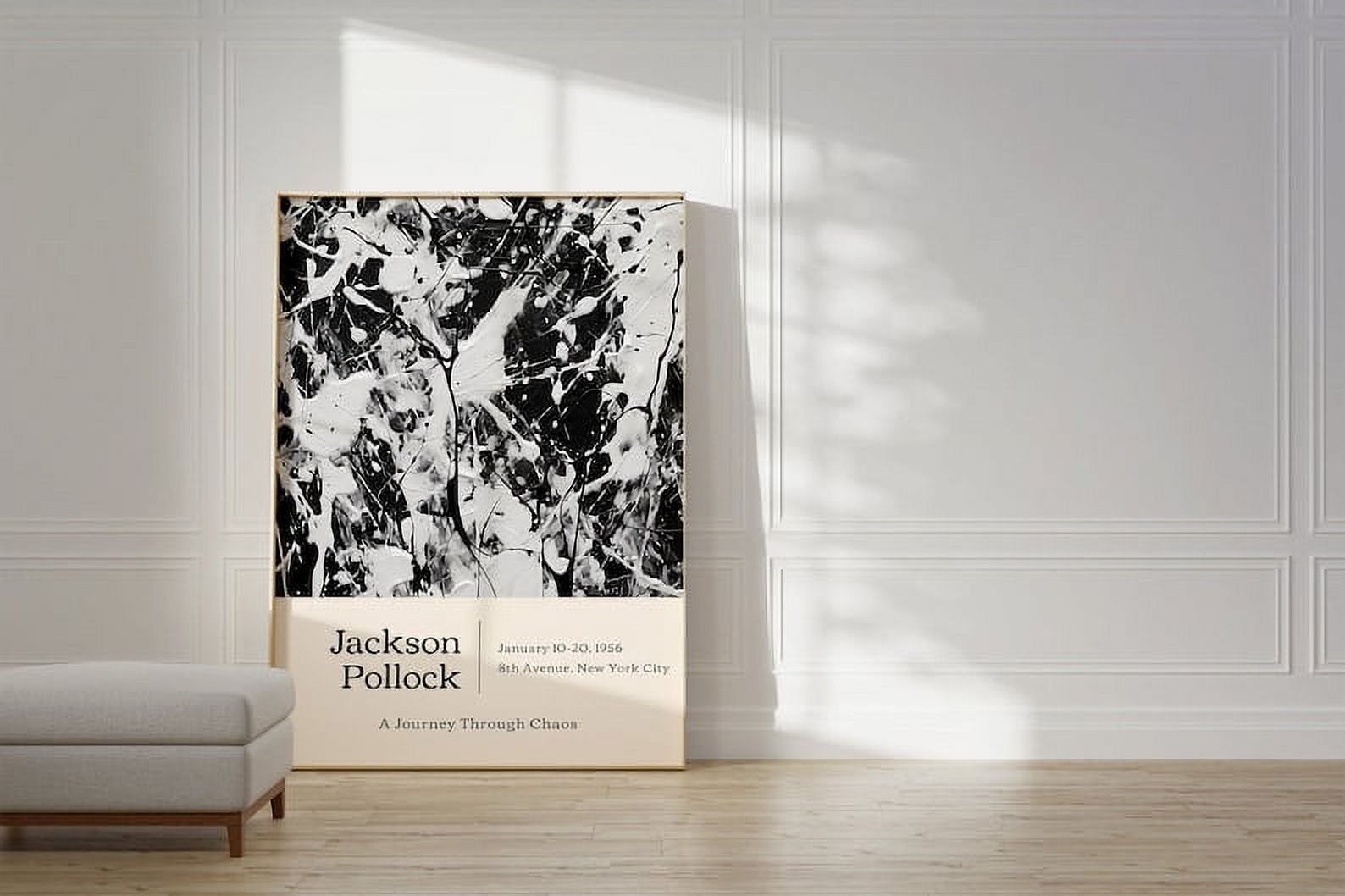 POSTER Jackson Pollock Poster - Trendy Wall Art, Modern Colorful Wall ...