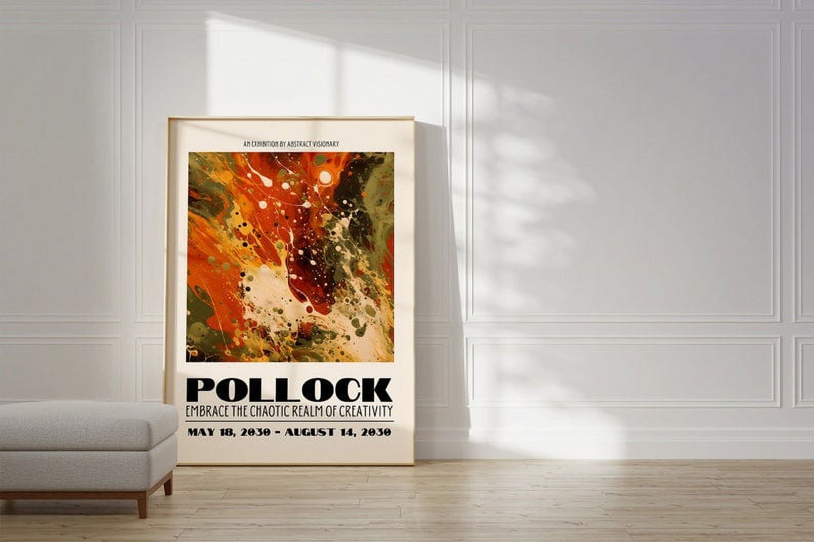 POSTER Jackson Pollock Poster - Trendy Wall Art, Modern Colorful Wall ...