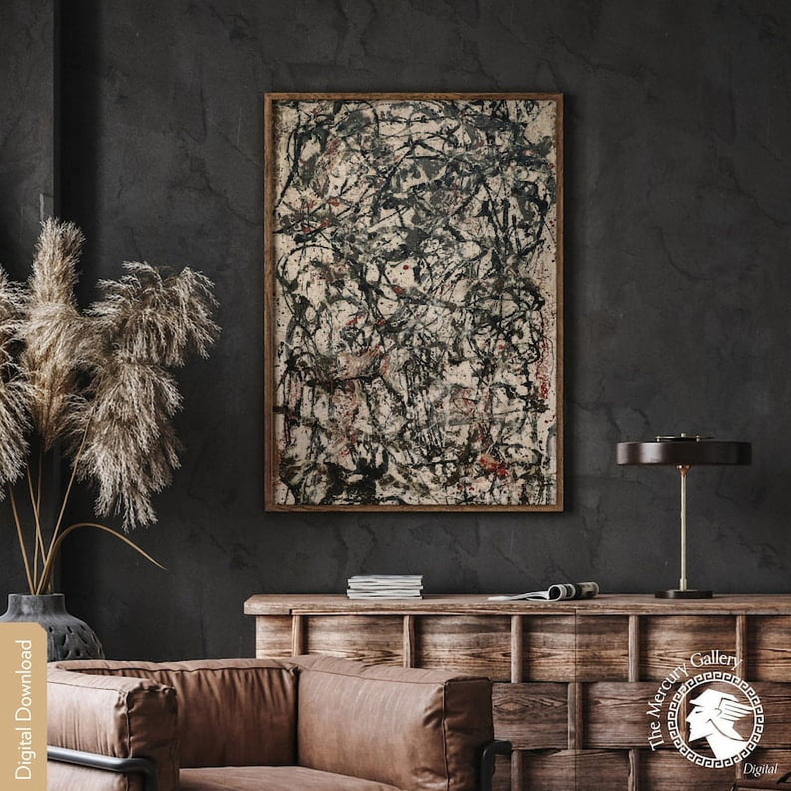 POSTER Jackson Pollock Wall Art, Pollock Print, Jackson Pollock ...