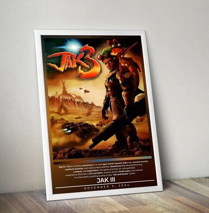POSTER Jak III Poster | Jak Prints | Gaming Poster | 4 Color | Video ...