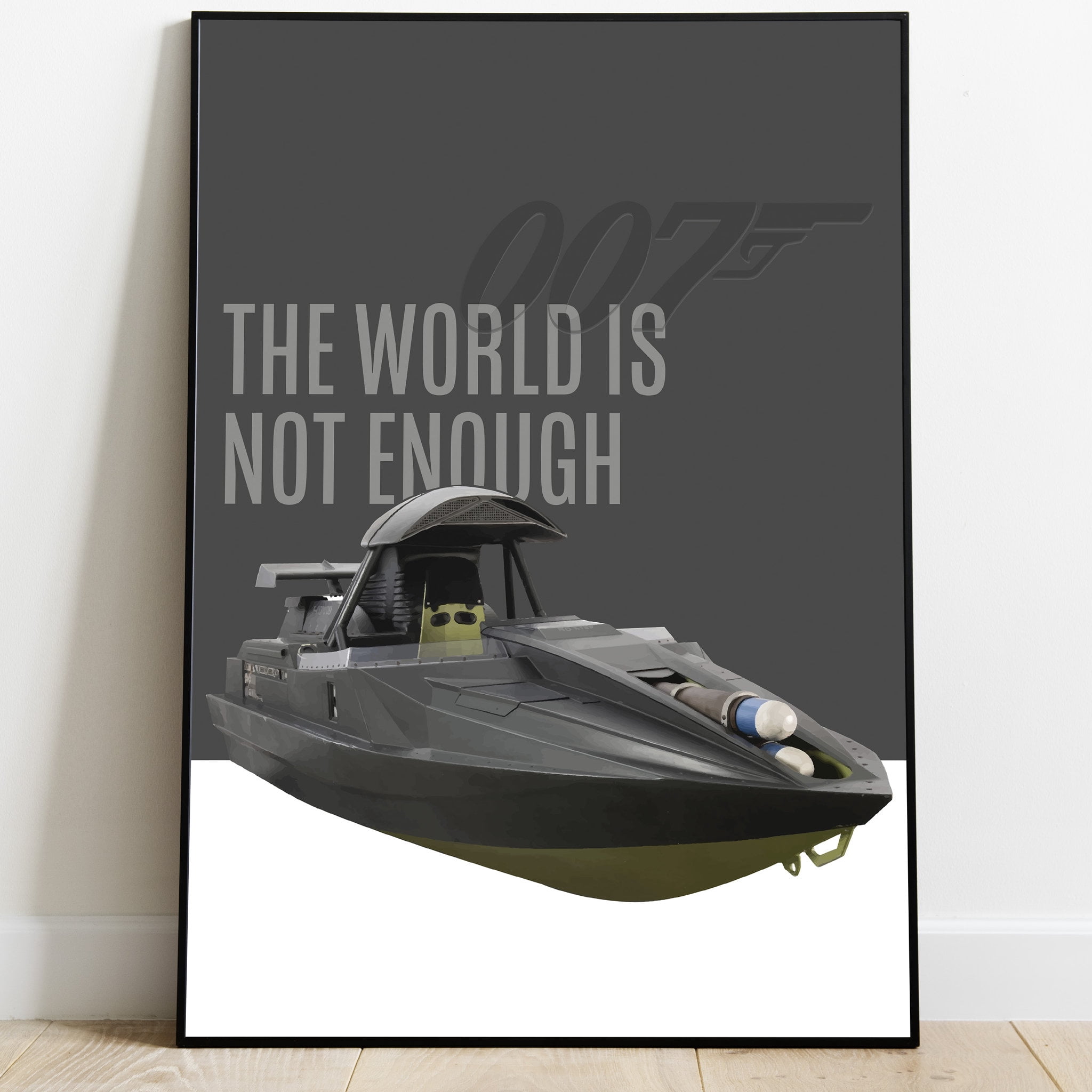 Poster James Bond 007 Q boat Poster Vector Poster | The world is not ...