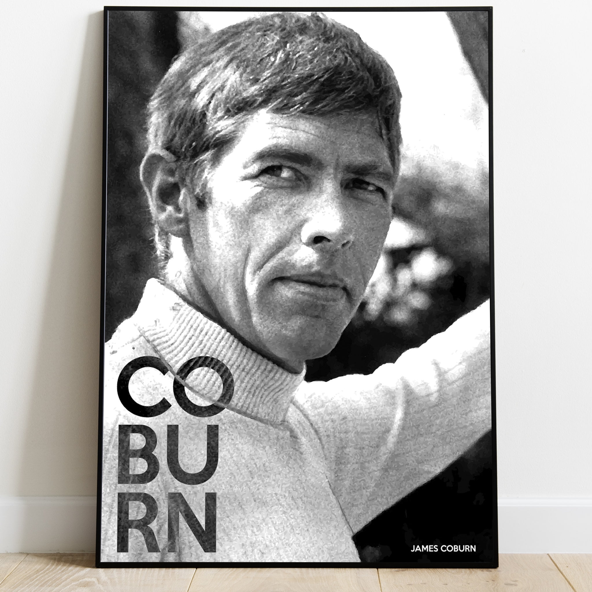 Poster James Coburn American Iconic Actor Vector Poster | Magnificent ...