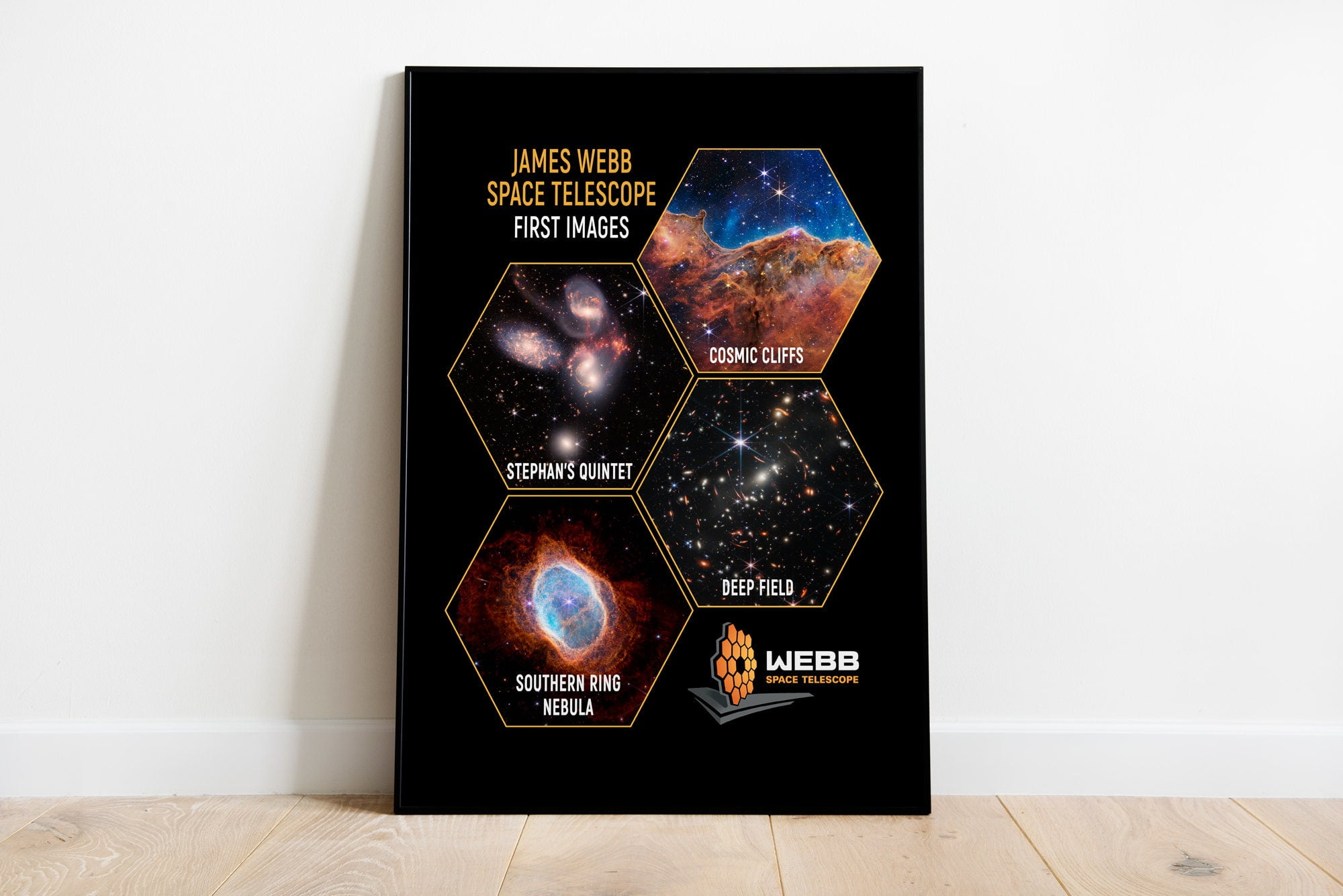 POSTER James Webb Print, James Webb Telescope First Images, JWST Print ...