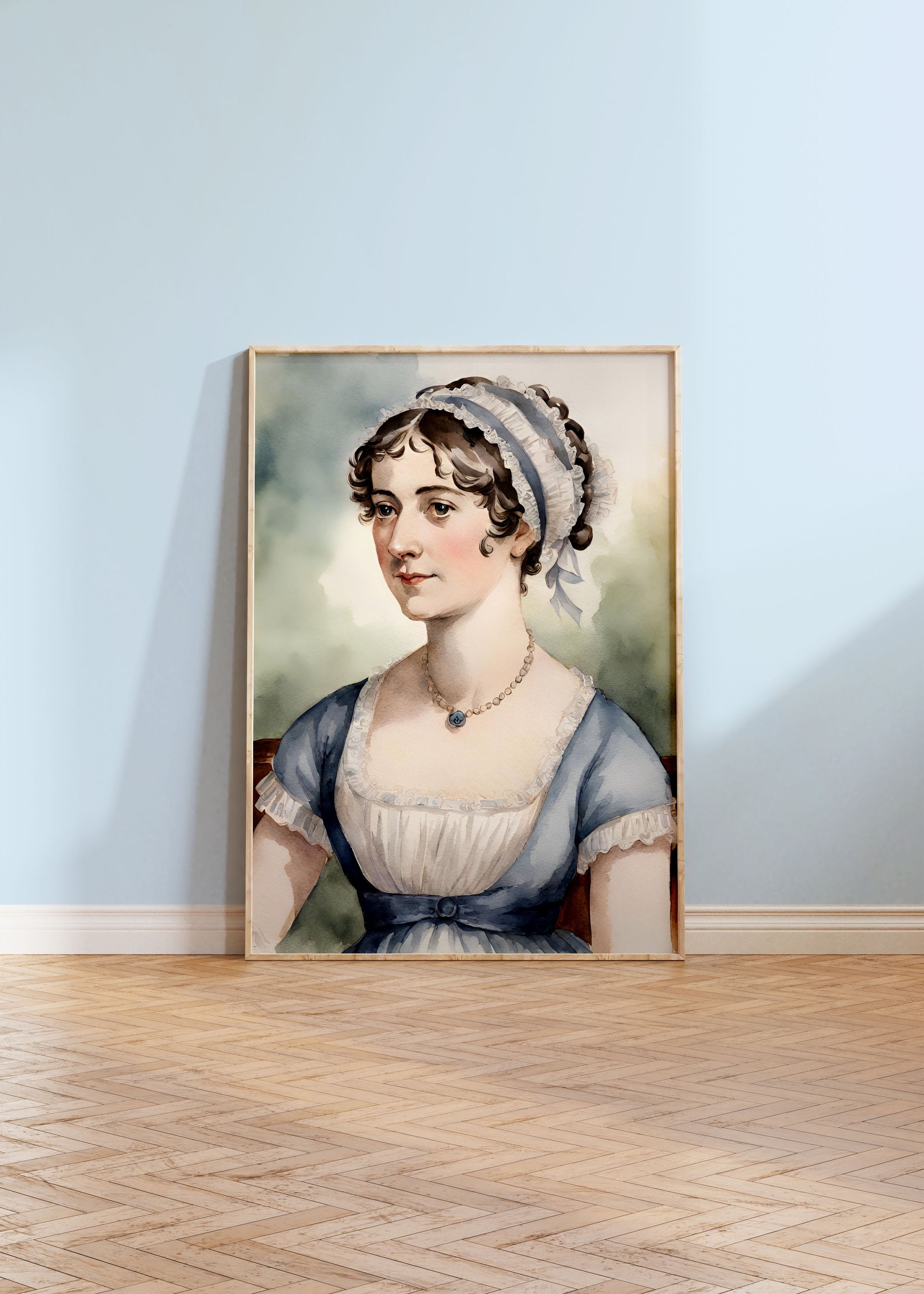 POSTER Jane Austen Portrait Art | Wall Art, Jane Austen Art, Art Print ...