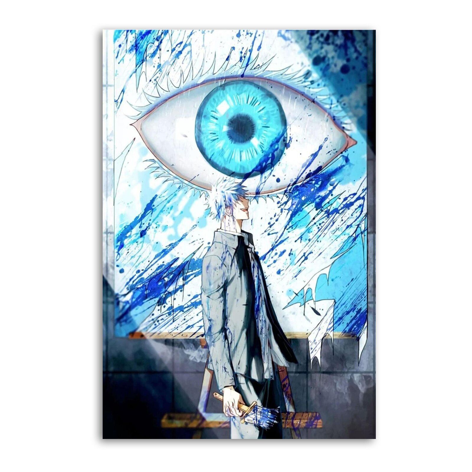 POSTER Japanese Anime Jujutsu Kaisen Gojo Satoru Art Wall Painting ...
