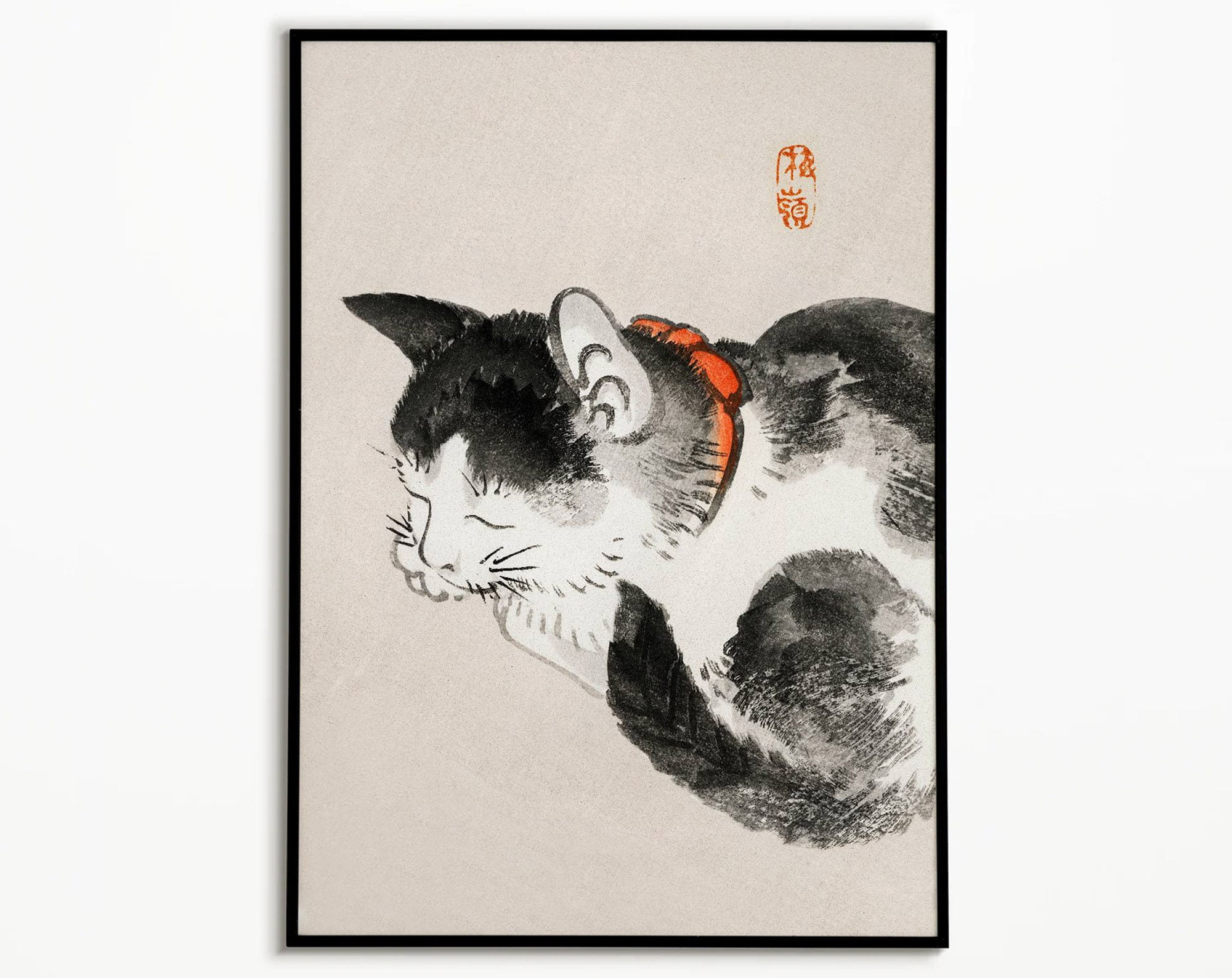 POSTER Japanese Cat Poster, Japanese cat art print, Cat Lovers Gift ...