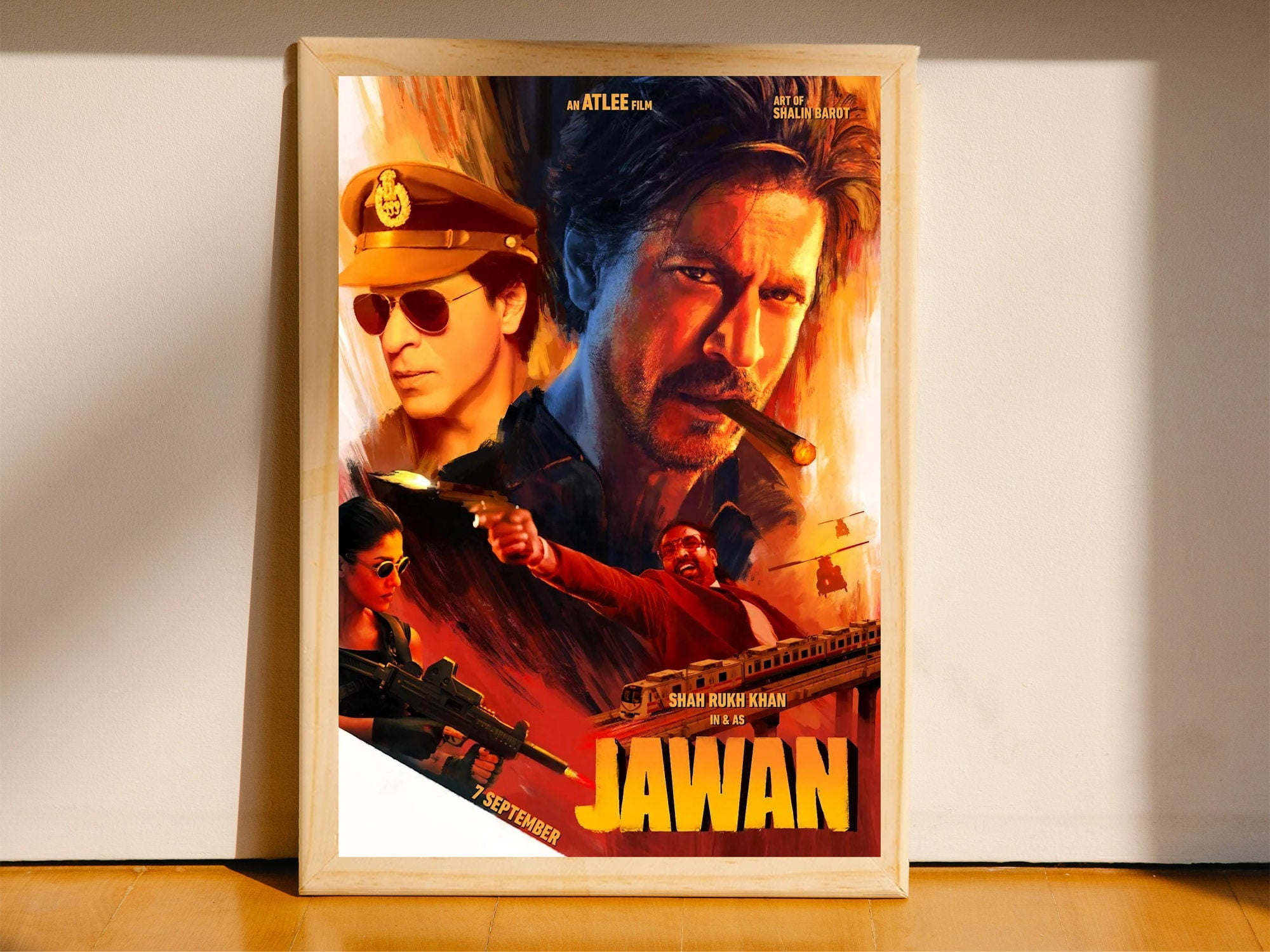 POSTER Jawan Movie posters|poster collectibles|Poster |house ...