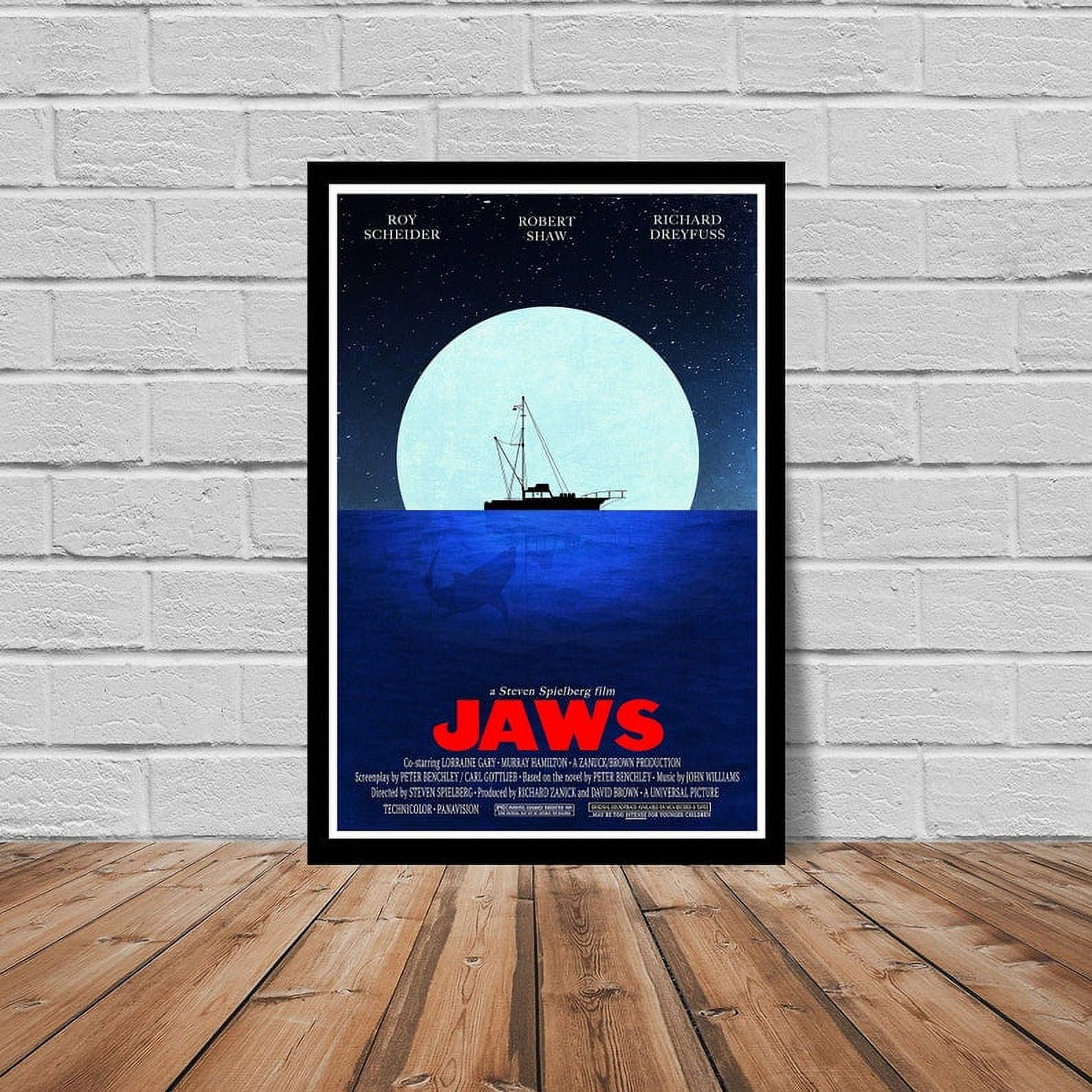 POSTER Jaws Inspired Alternate Movie poster Amity Island - Quint ...