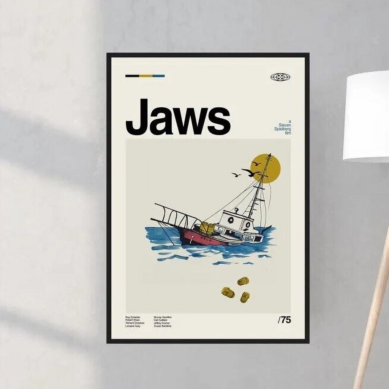 POSTER Jaws Movie Poster, Jaws Print, Jaws Poster, Horror Poster, Movie ...
