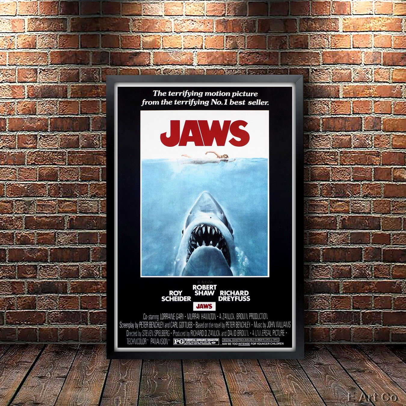 POSTER Jaws Movie Poster -UNFRAMED - Walmart.com