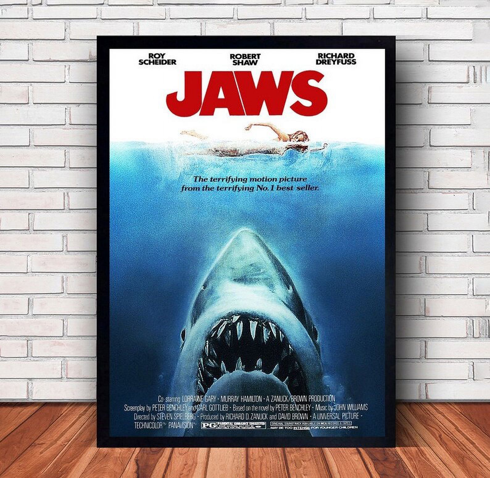 POSTER Jaws Movie Poster Wall Art Family Decor, Home Decor-UNFRAMED ...