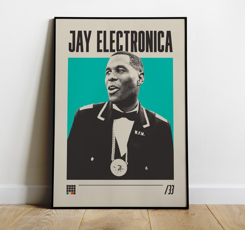 POSTER Jay Electronica Poster, Lyrical Visionary Artwork, Thought ...