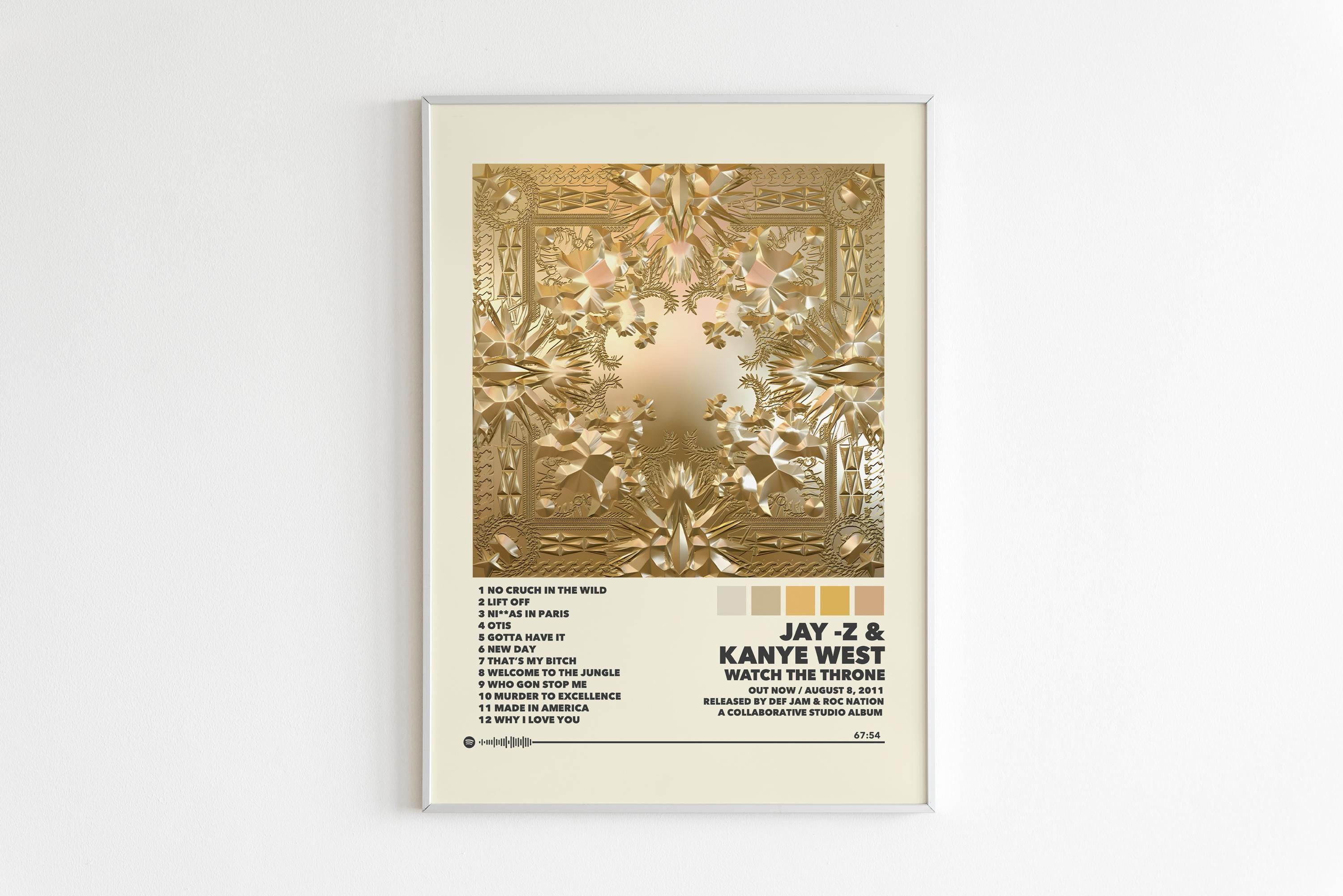 POSTER Jay-Z & Kanye West Posters / Watch the Throne Poster / Album ...