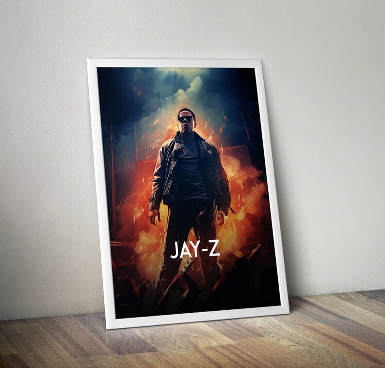 POSTER Jay-Z Poster Print | Artist Illustration Poster | Artist Poster ...
