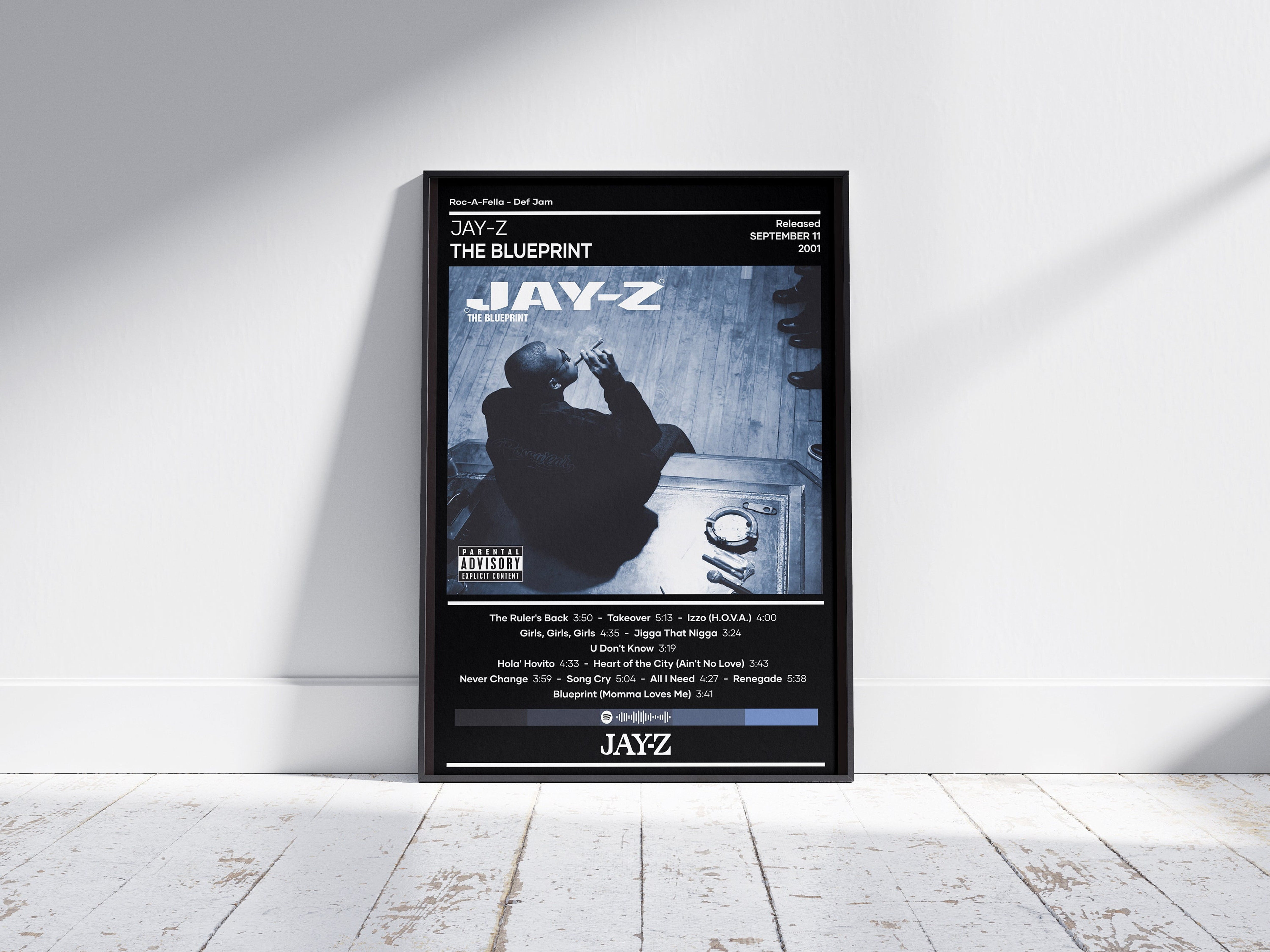 POSTER Jay-Z Poster | The Blueprint Poster | Music Poster | Album Cover ...