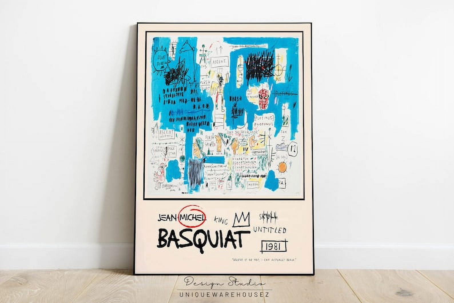 POSTER Jean Michel Basquiat Poster | Basquiat | Post Basquiat ...