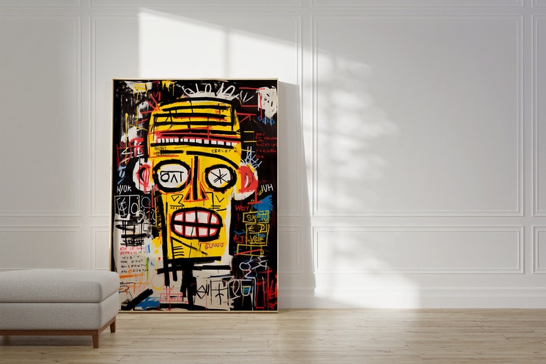 POSTER Jean Michel Basquiat Poster - Graffiti Pop Art Ausstellungskunst | Jean Michel Basquiat ...