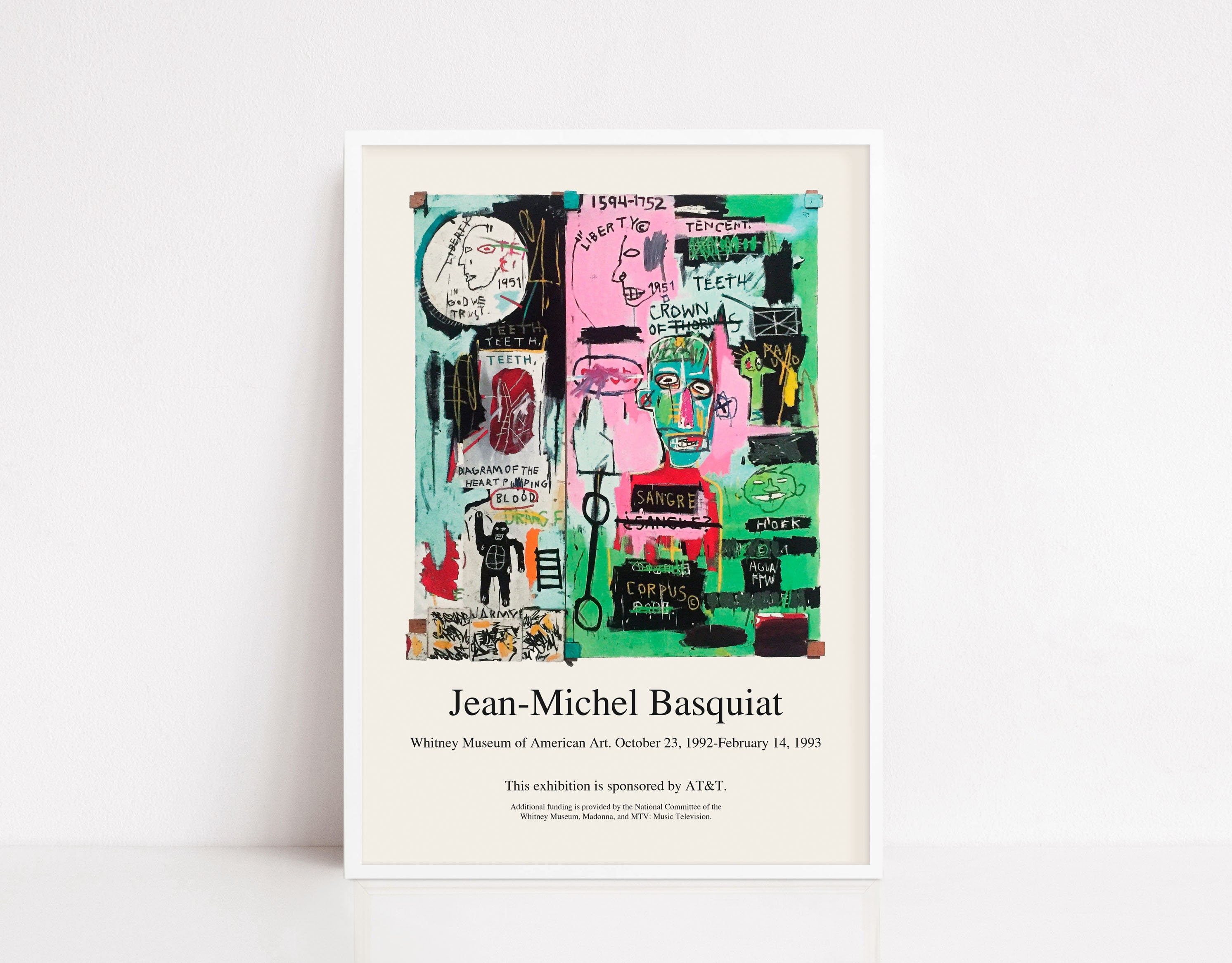 Poster Jean michel Basquiat | Basquiat art | Basquiat print | Basquiat ...