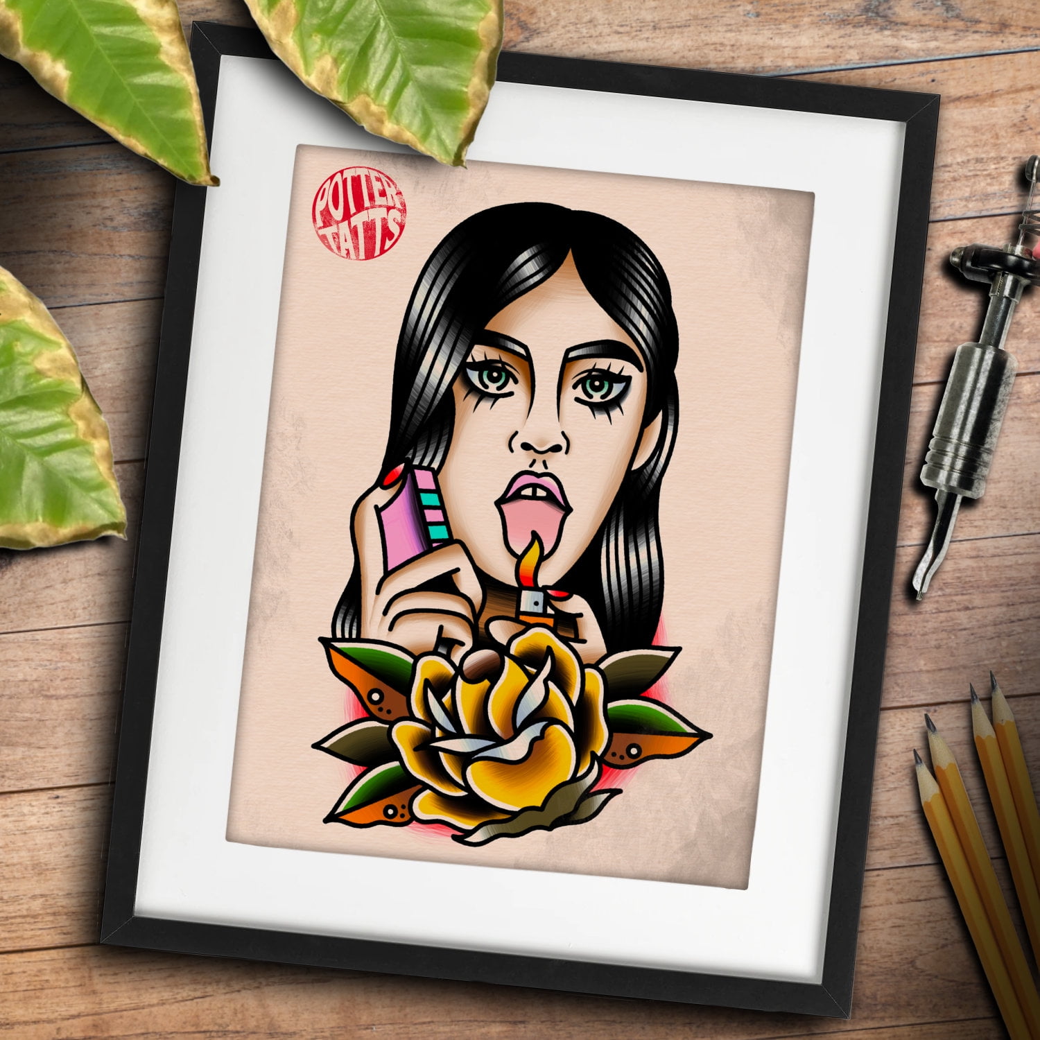 POSTER Jennifer's Body Megan Fox Traditional Tattoo Flash Art Print ...