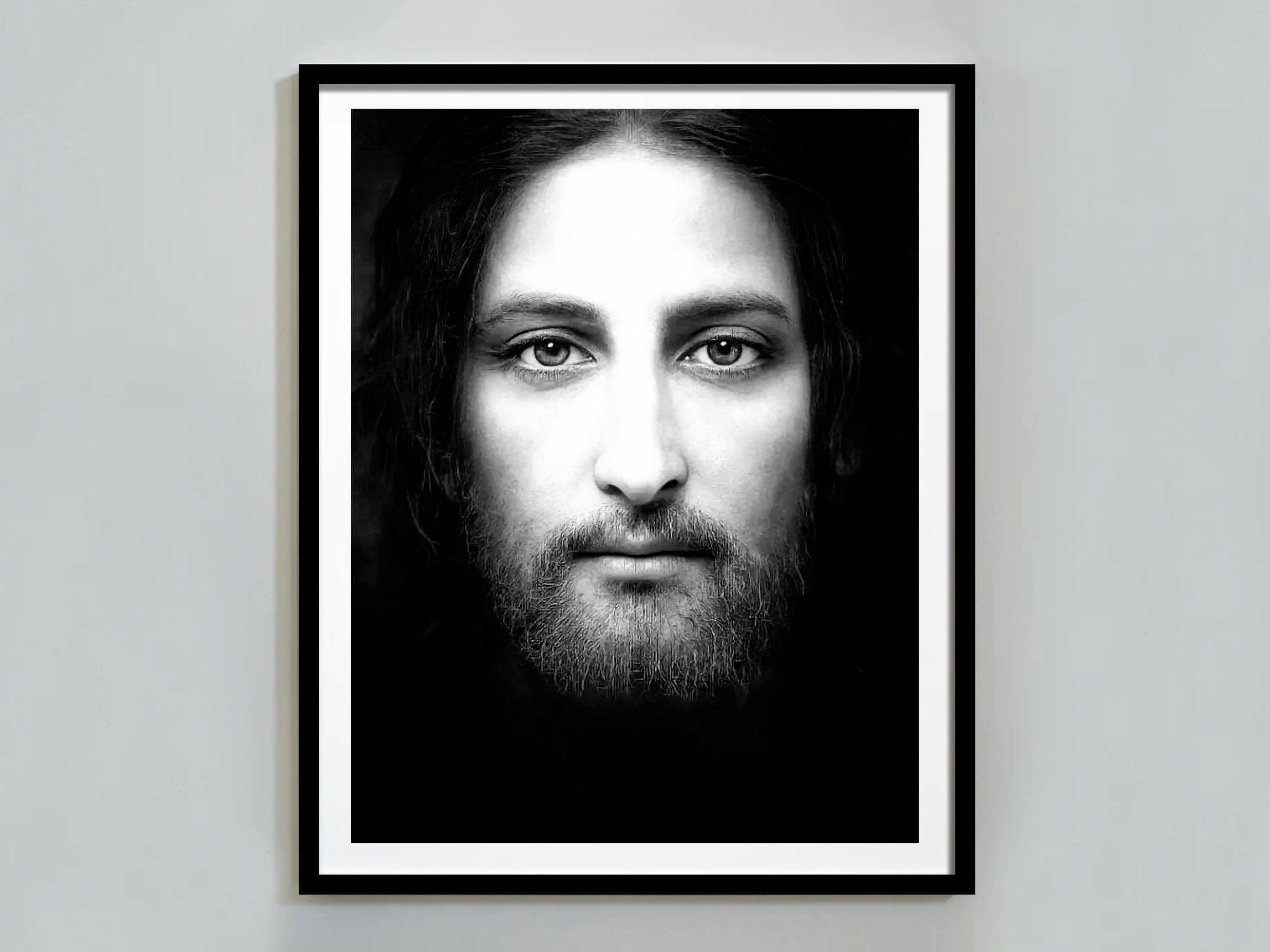 POSTER Jesus Christ Poster, LDS, Black and White Jesus Christ Print ...