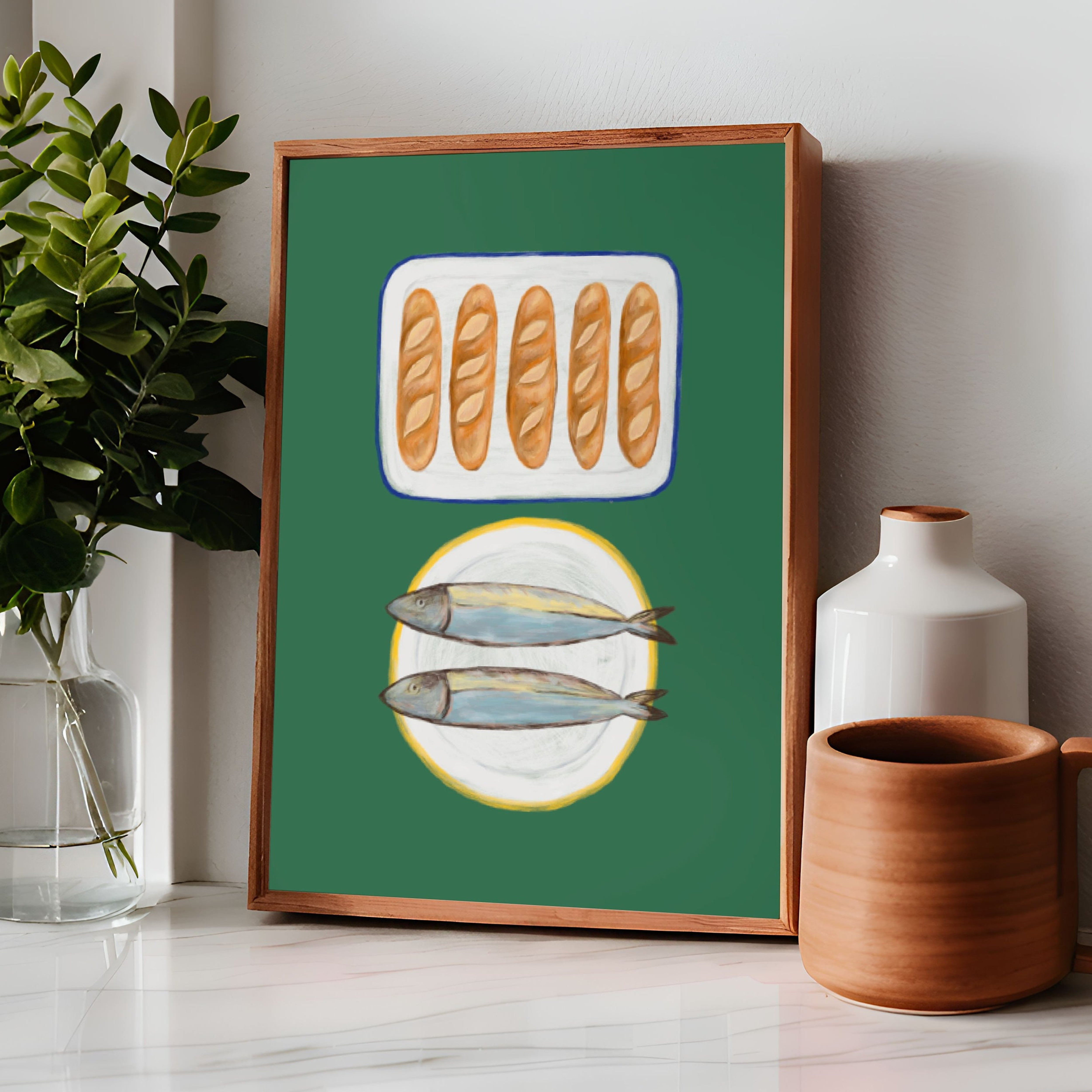 POSTER Jesus Feeds 5000, 5 Loaves Bread 2 Fish, Matthew 14 John 6 ...