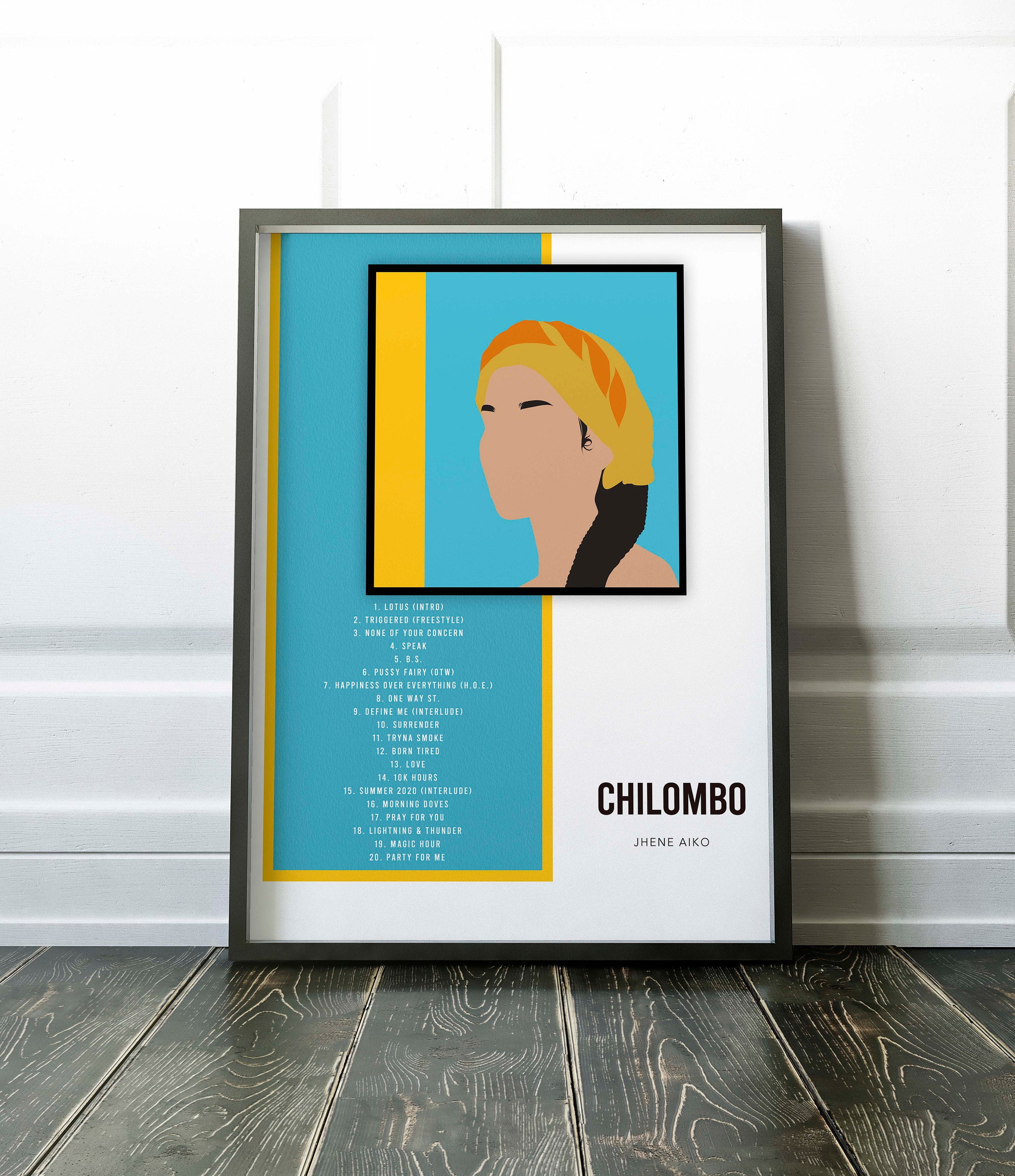 POSTER Jhene Aiko Chilombo Poster - Chilombo Album Poster-UNFRAMED ...