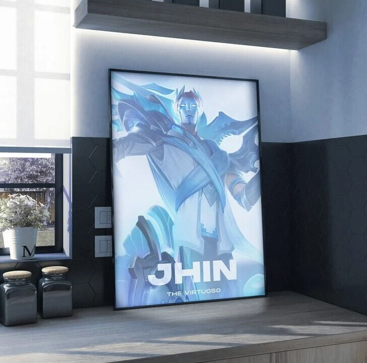 POSTER Jhin Poster Collection - All Skins - League Of Legends Gaming ...