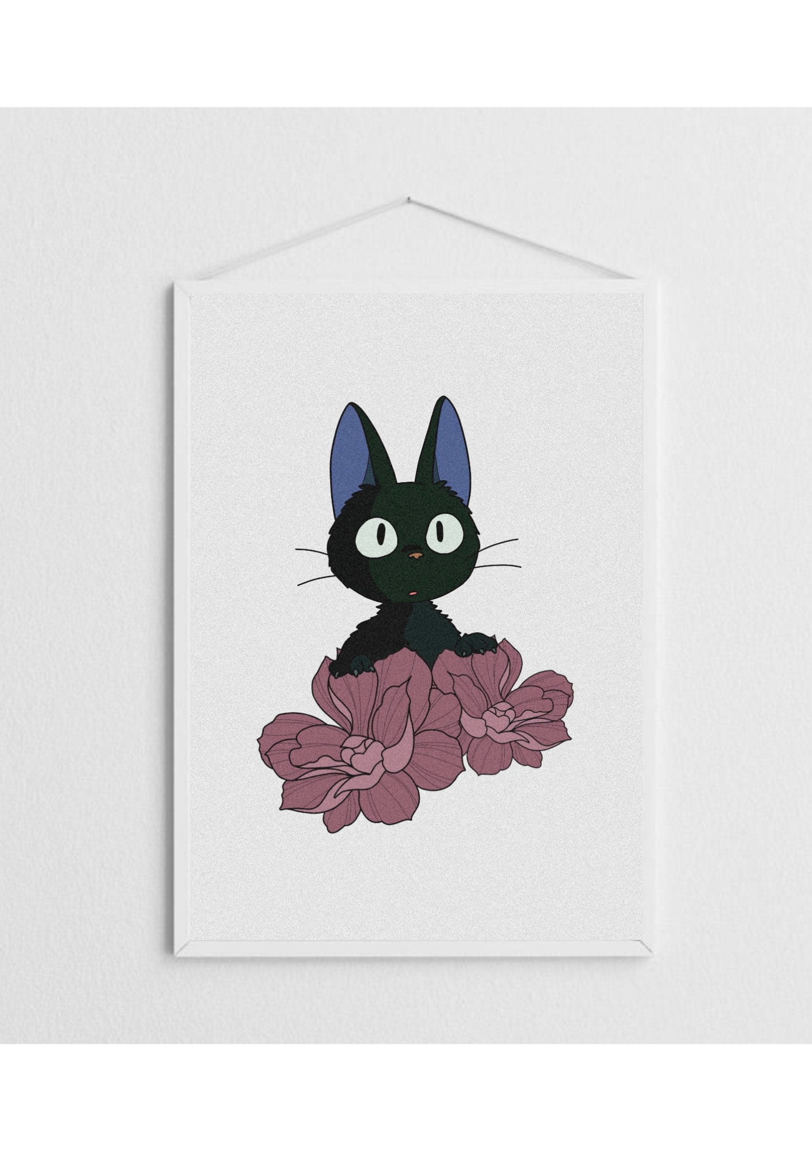 POSTER Jiji the Cat Print 2, Kiki's Deliver Service Wall Art, Studio ...