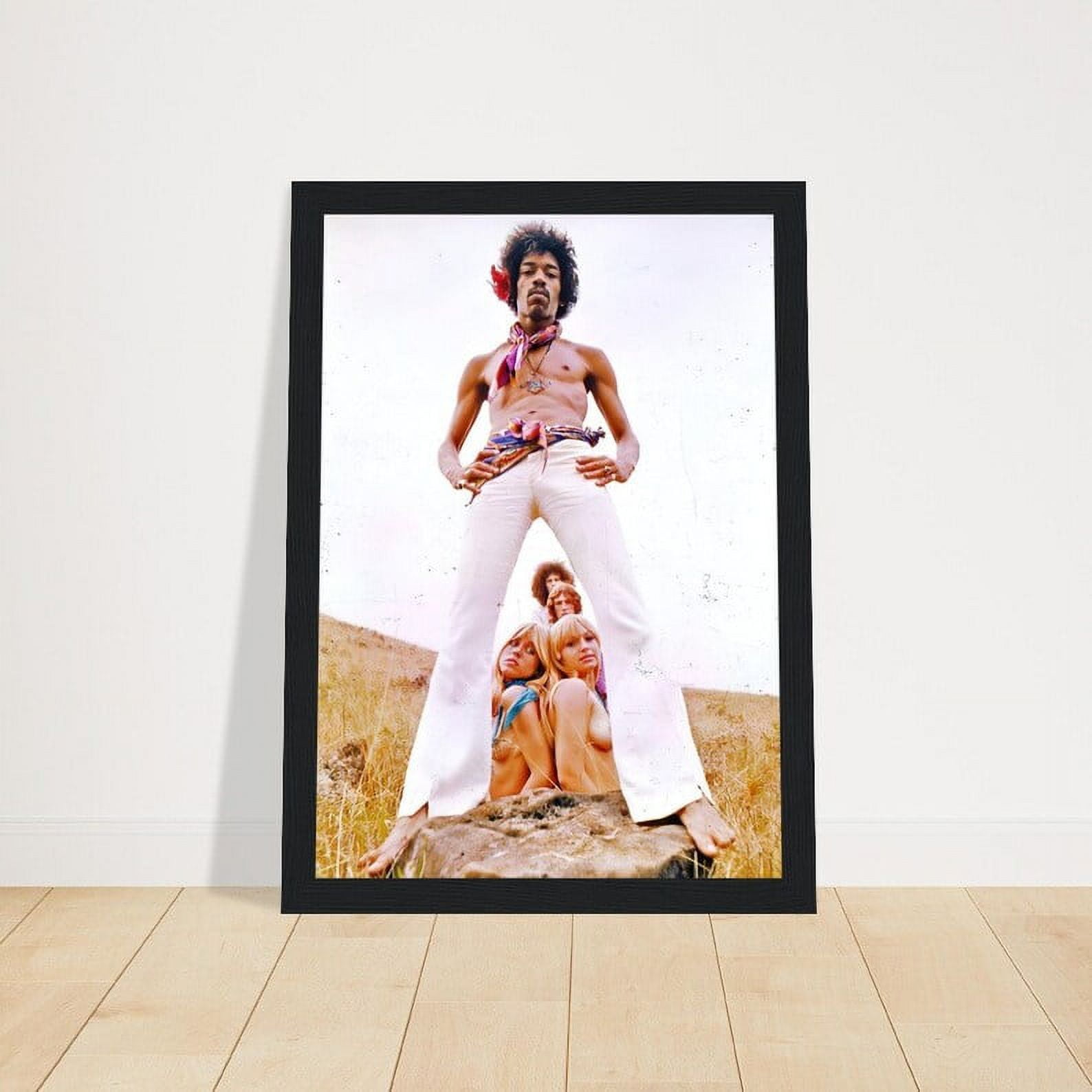 POSTER Jimi Hendrix 60s Rock Hawaii Hippy Poster | A4 A3 A2 A1 Poster ...