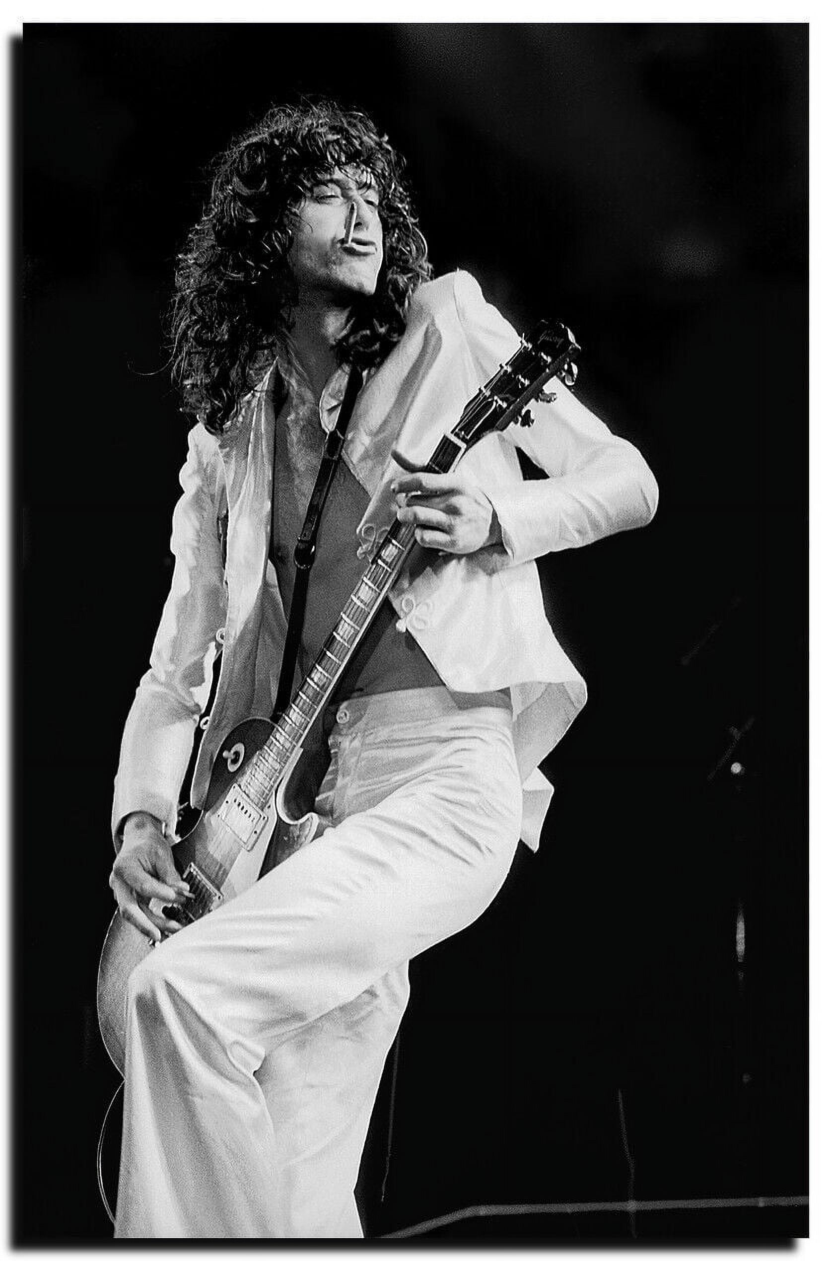 POSTER Jimmy Page Poster Live Concert Photo Rare Wall Art Print - JP01-12x18-UNFRAMED - Walmart.com