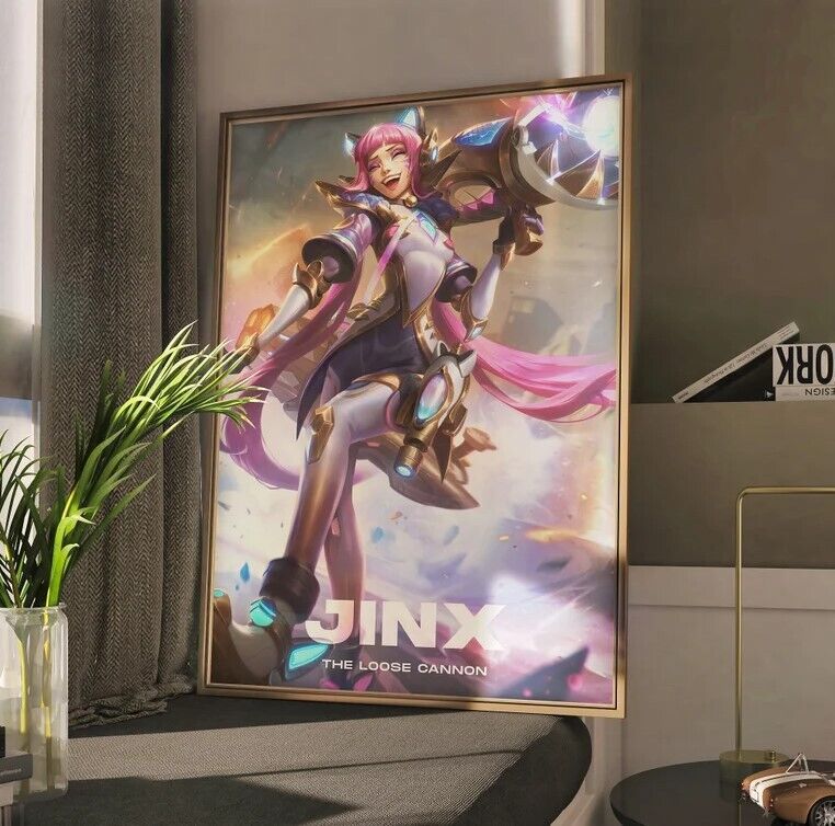 POSTER Jinx Poster Collection - All Skins - League Of Legends Gaming ...