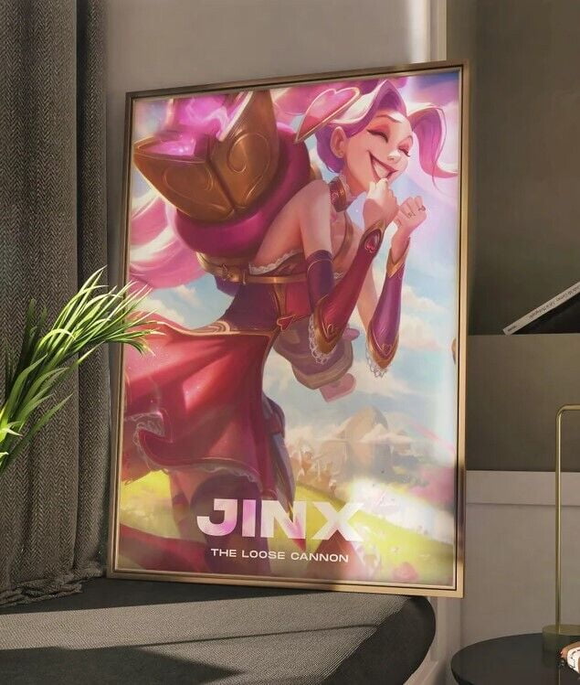 POSTER Jinx Poster Collection - All Skins - League Of Legends Gaming ...
