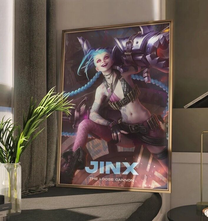 POSTER Jinx Poster Collection - All Skins - League Of Legends Gaming ...
