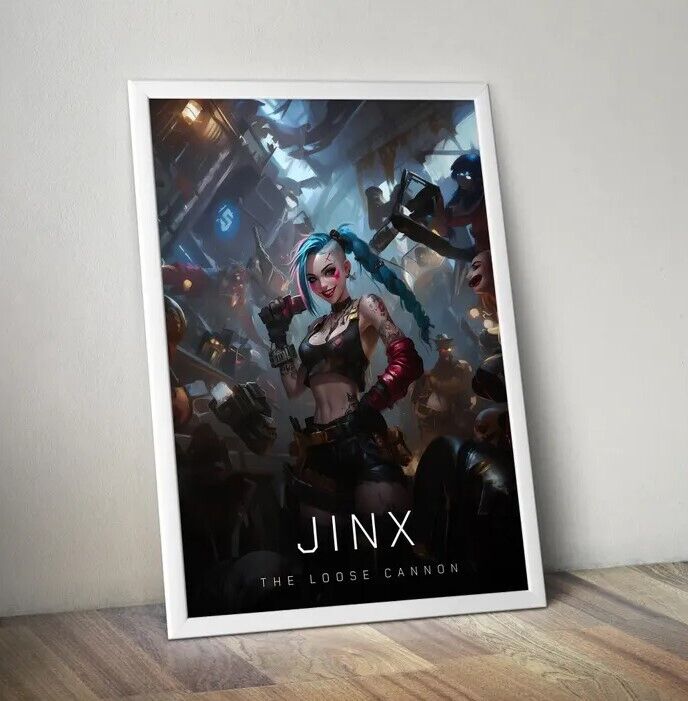 POSTER Jinx Poster | League of Legends Poster | Gaming Poster | HD ...
