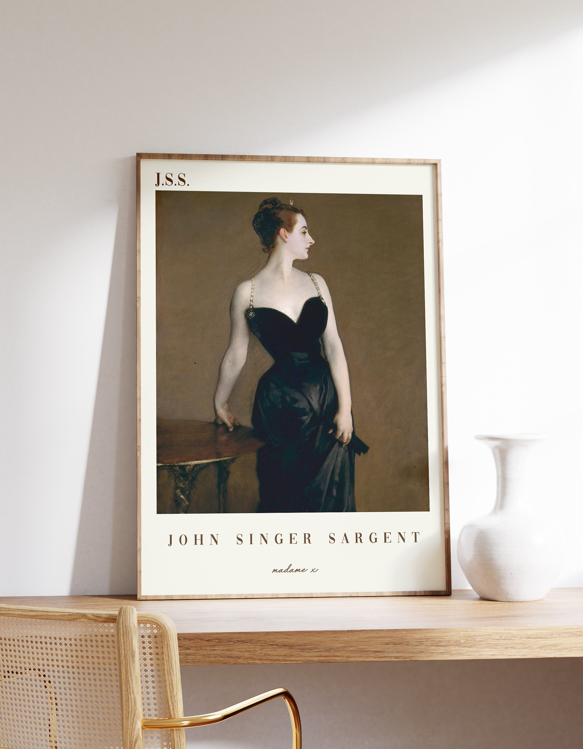 POSTER John Singer Sargent Poster | Madame X | Exhibition Poster | John ...