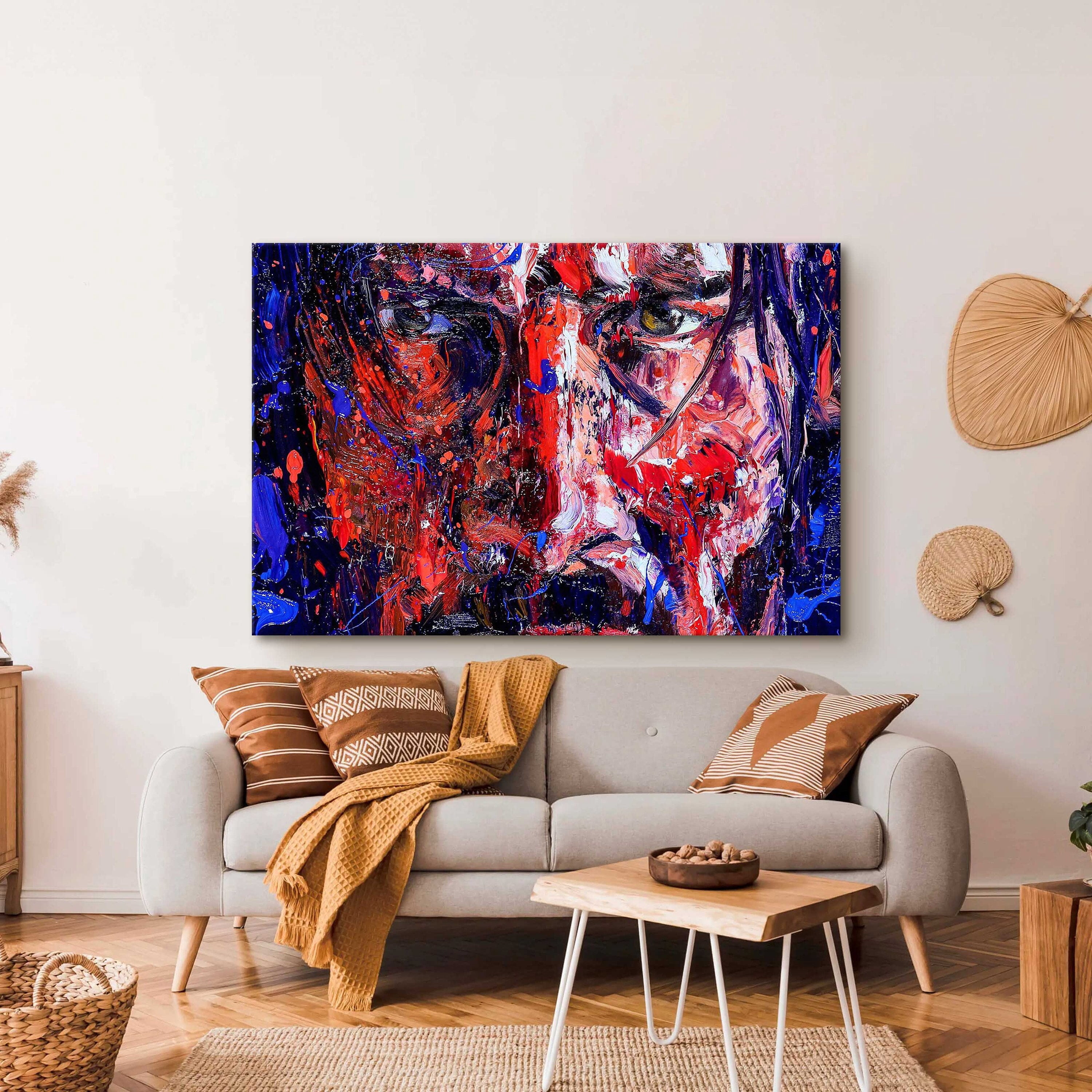 Poster John Wick Painting Print, John Wick Portrait Poster, Movie ...
