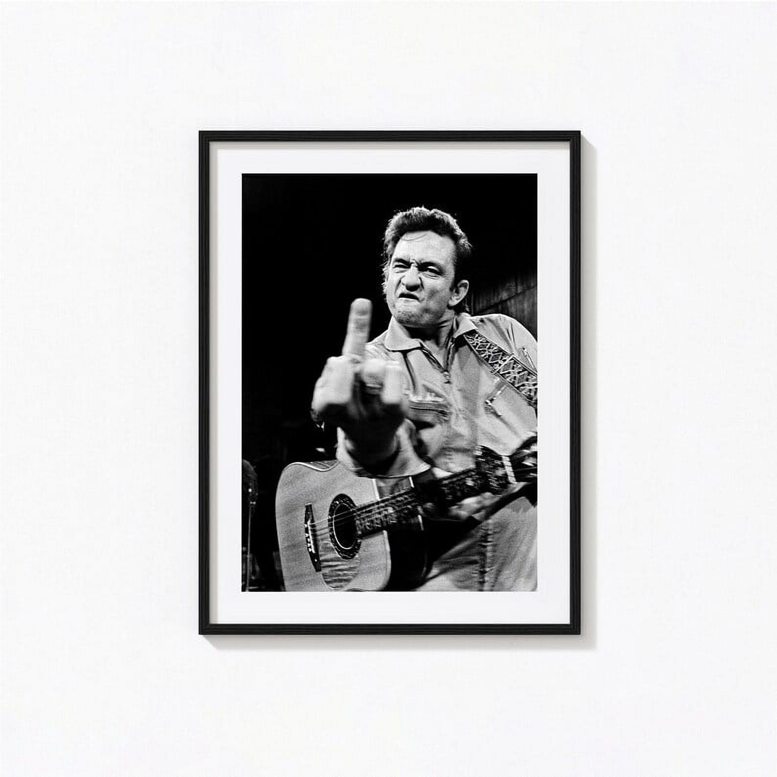 POSTER Johnny Cash Posters / Johnny Cash Black and White Wall Art ...
