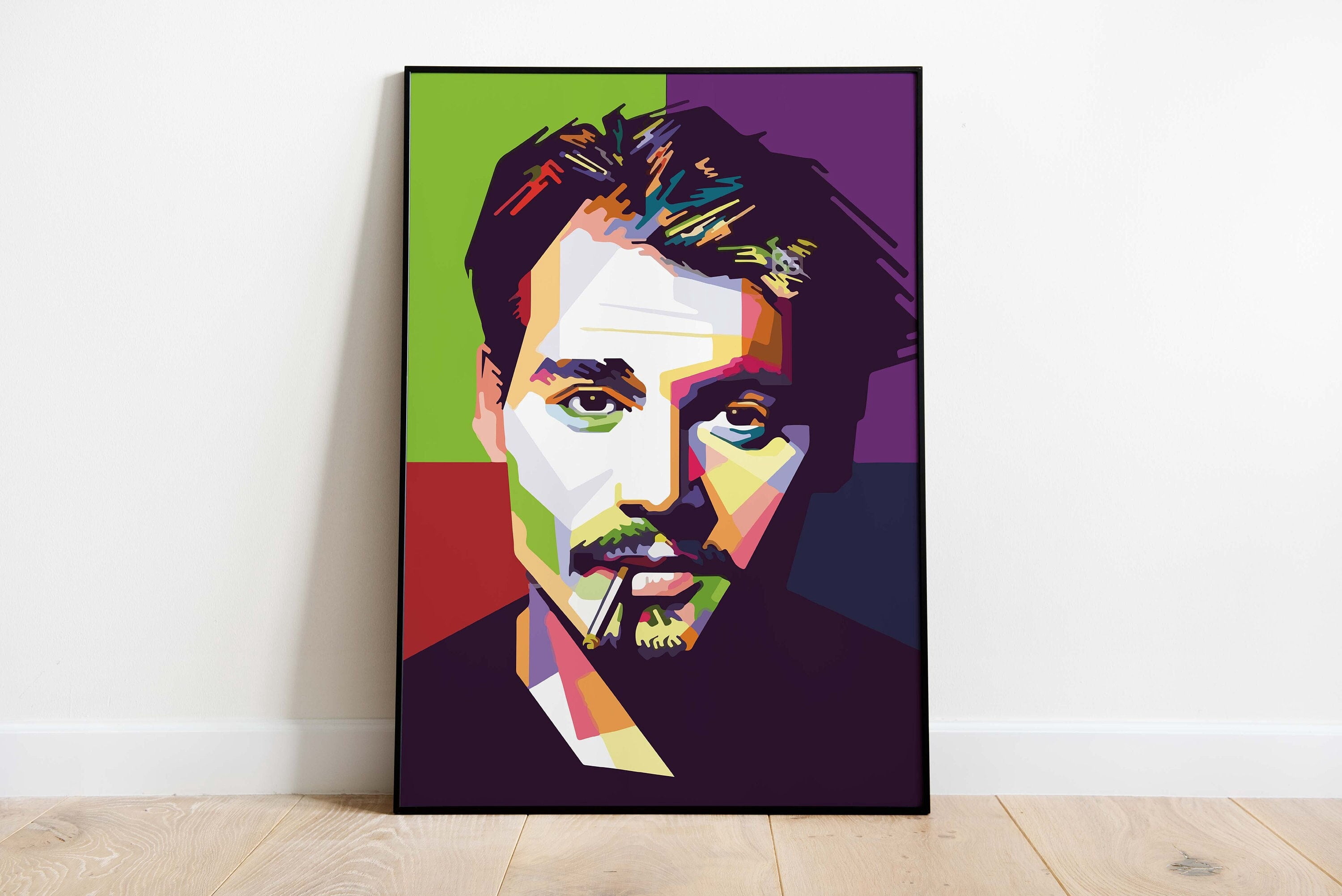 POSTER Johnny Depp Poster, Hollywood Jack Sparrow Geek Decor Poster ...