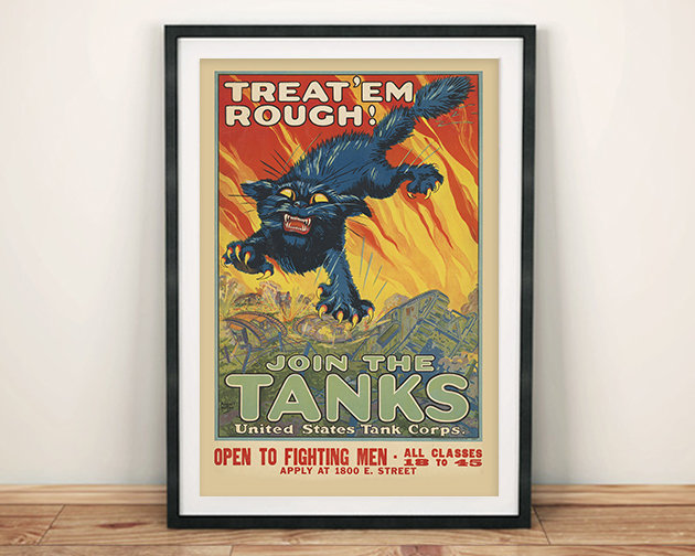 POSTER Join the Tanks Poster: Army Recruitment Advert Print-UNFRAMED ...