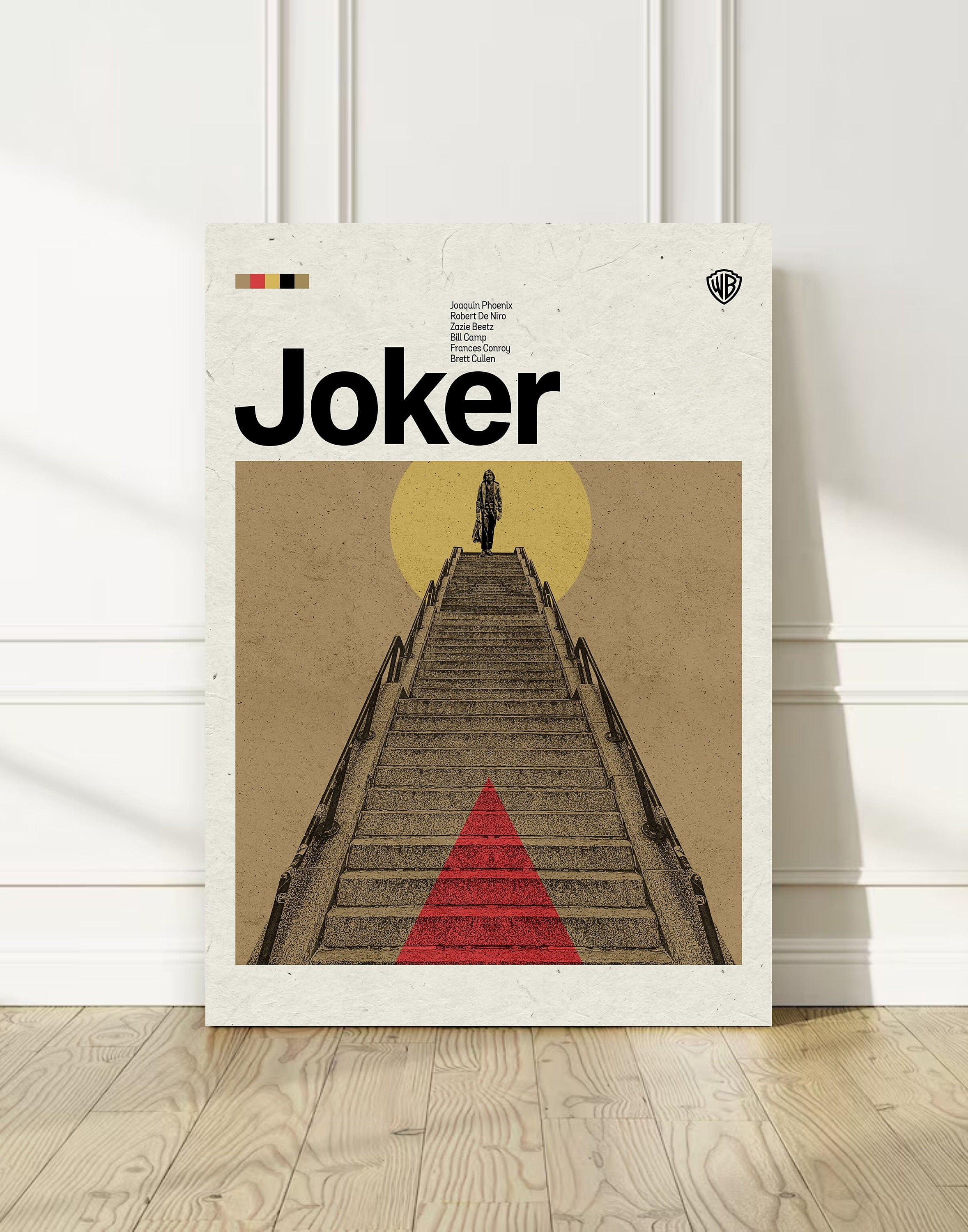 Poster Joker: Abstract Superhero Art Prints Featuring Joaquin Phoenix ...